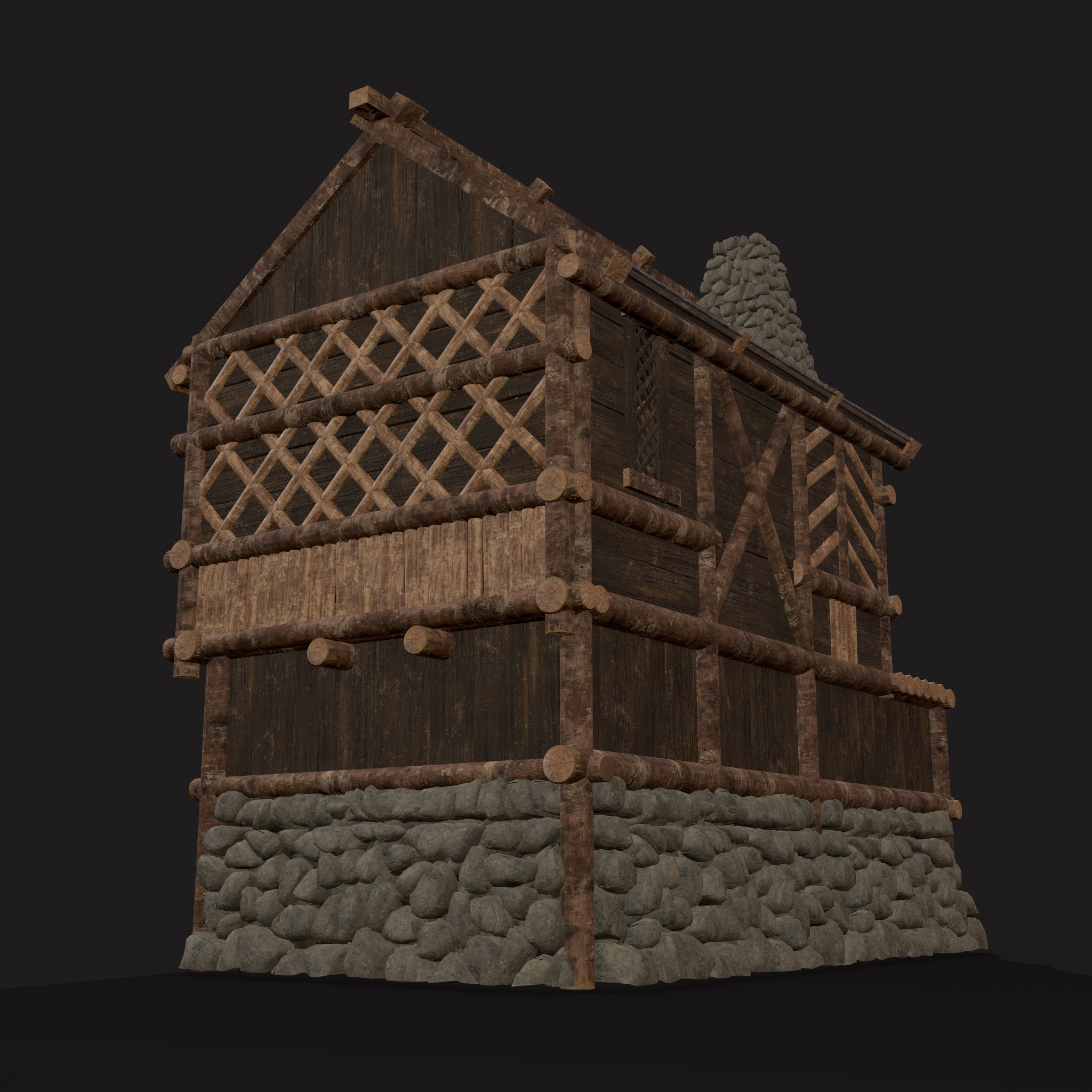 Medieval Cabin F - 3D Model by Get Dead Entertainment