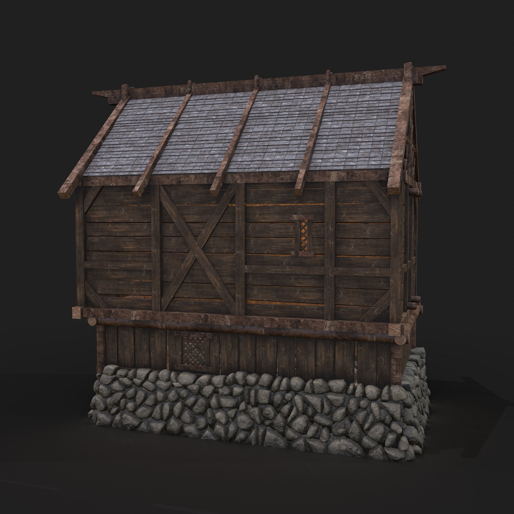 Medieval Cabin G - 3D Model by Get Dead Entertainment