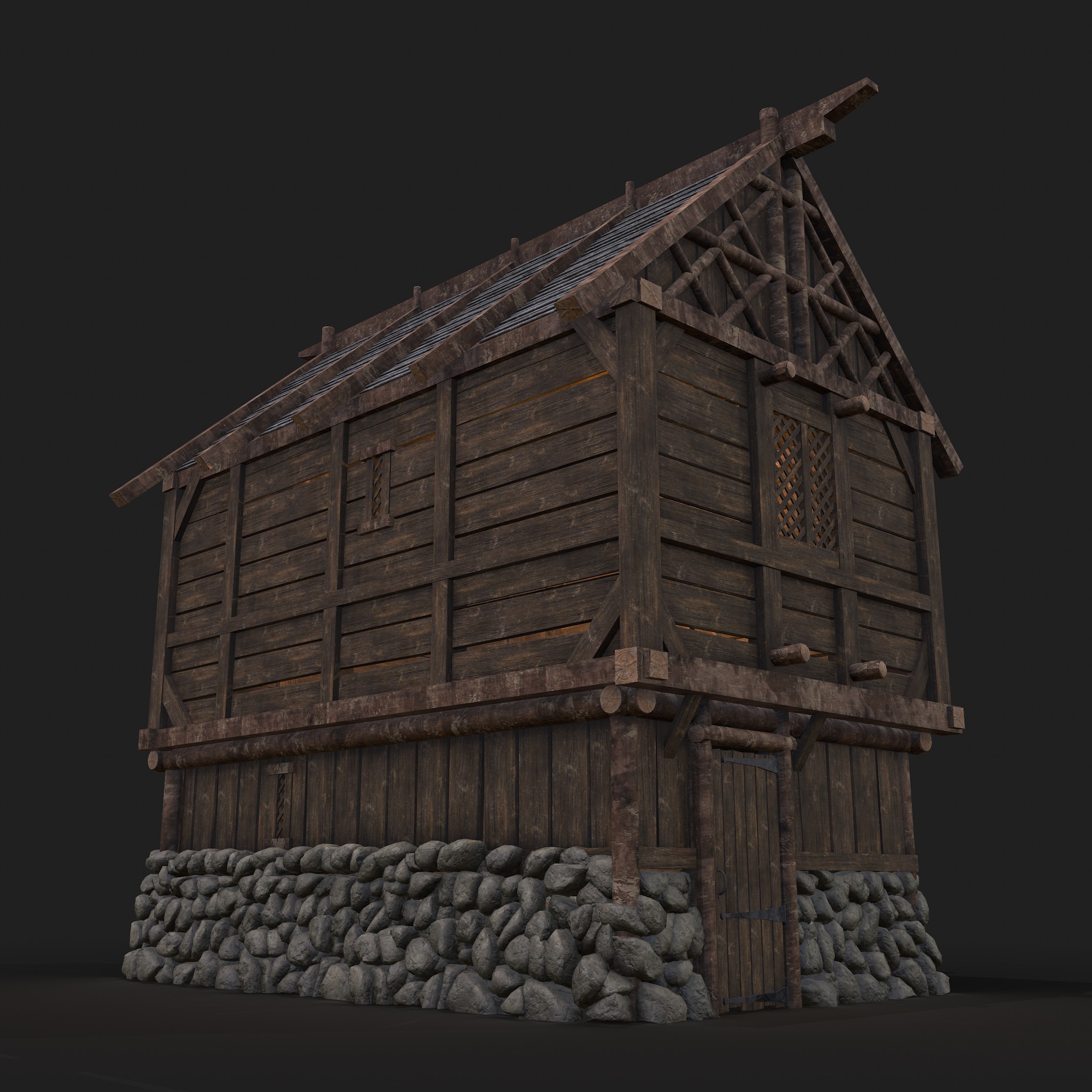Medieval Cabin G - 3D Model by Get Dead Entertainment