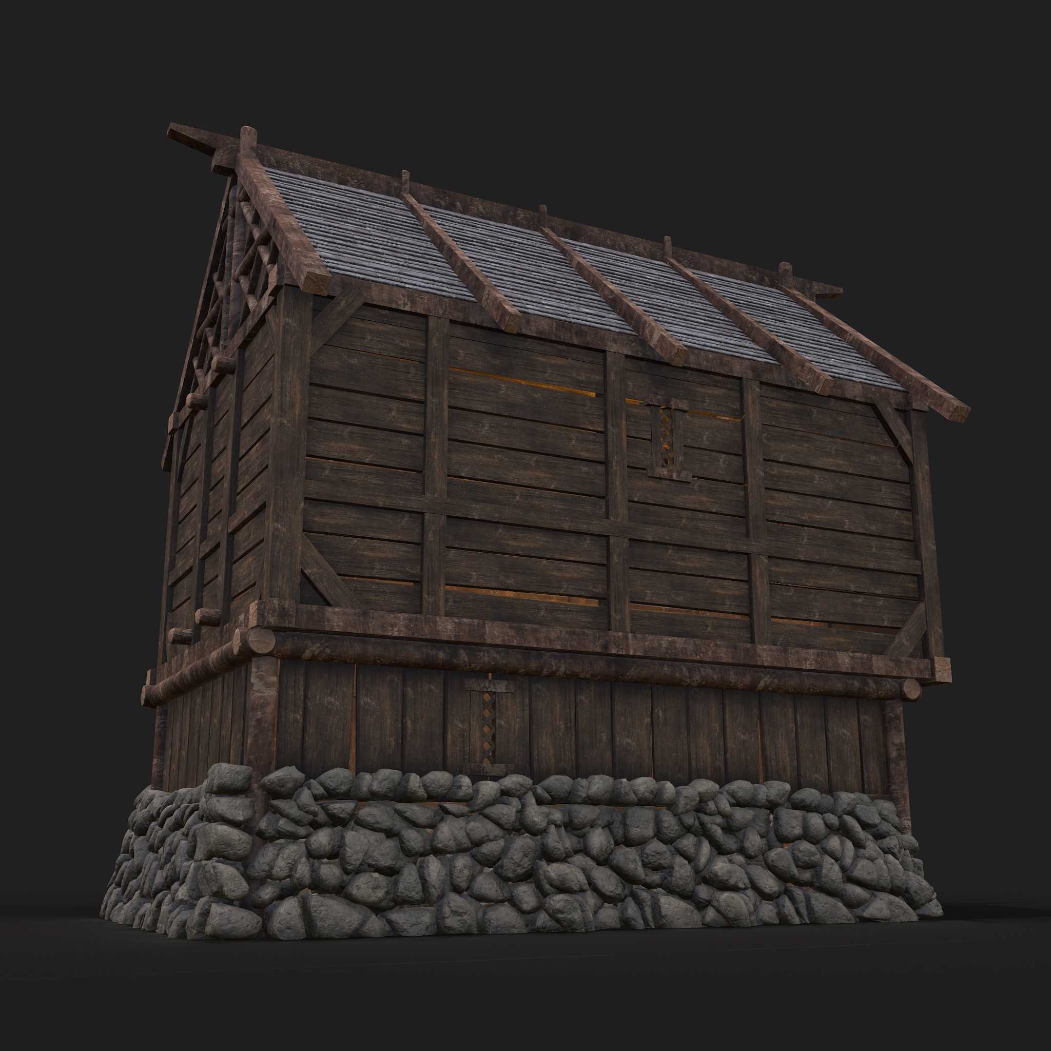 Medieval Cabin G - 3D Model by Get Dead Entertainment