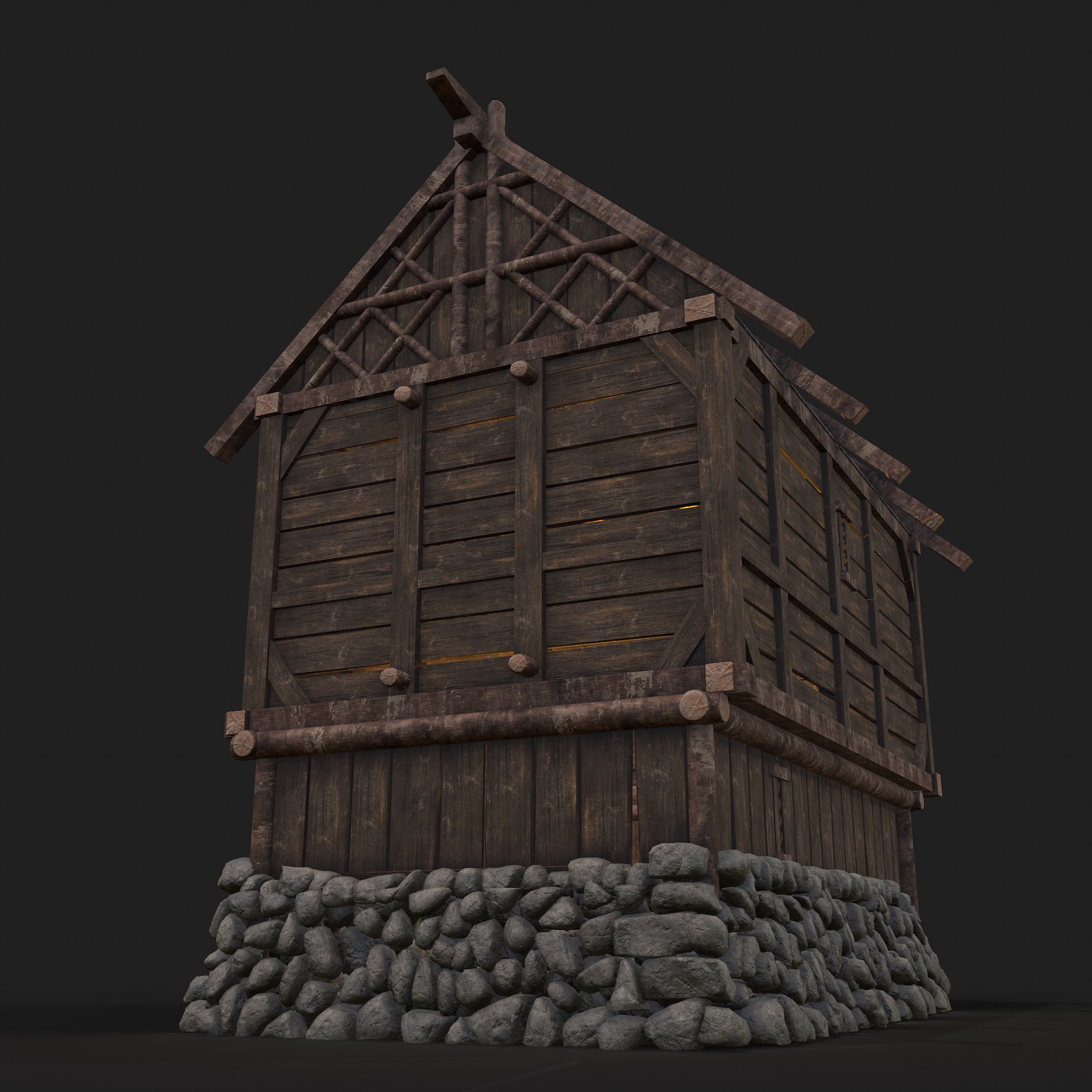 Medieval Cabin G - 3D Model by Get Dead Entertainment