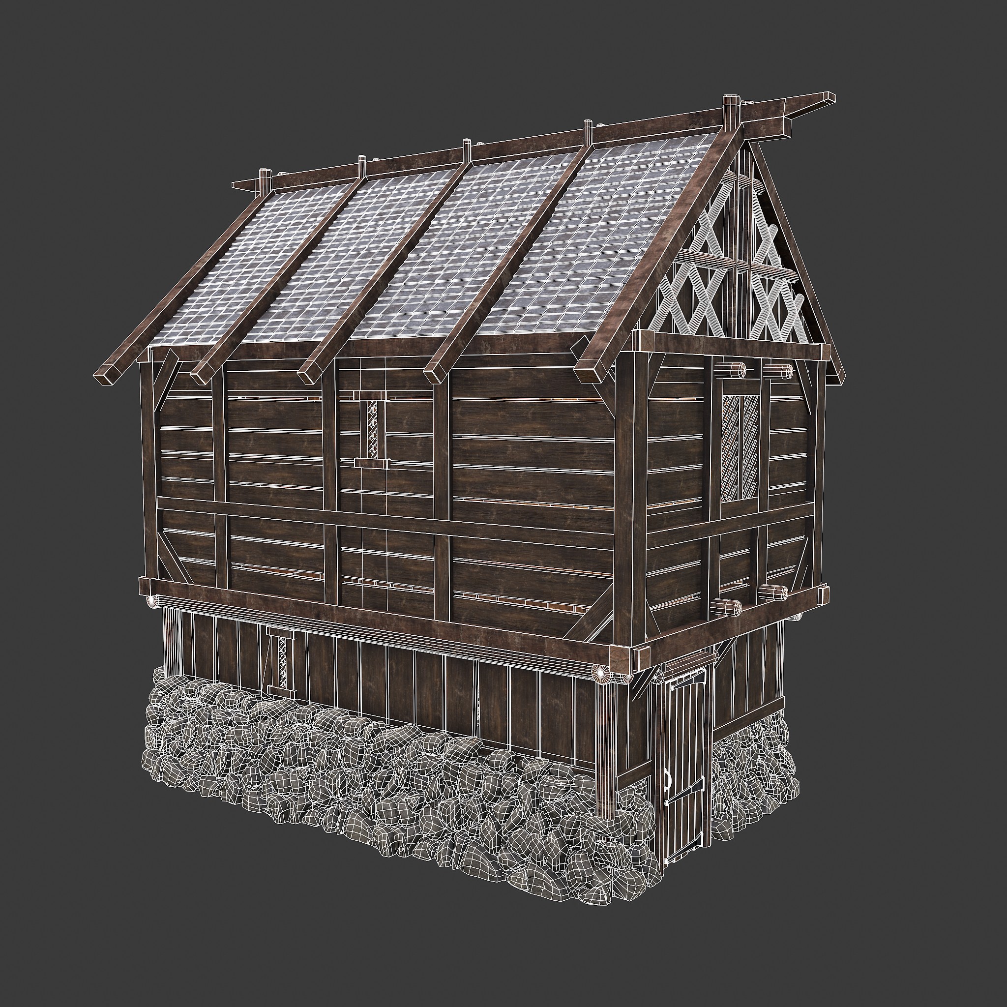 Medieval Cabin G - 3D Model by Get Dead Entertainment