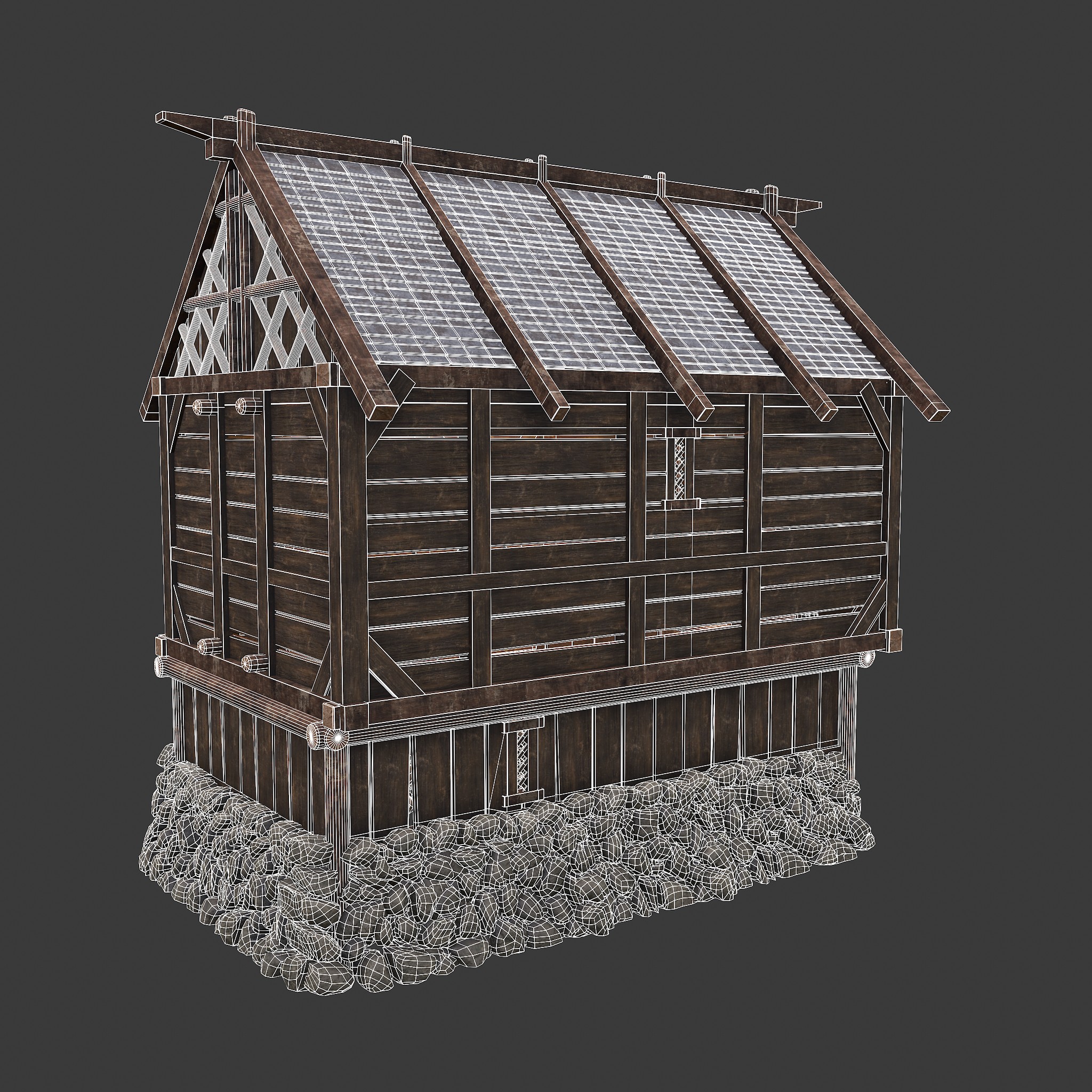 Medieval Cabin G - 3D Model by Get Dead Entertainment