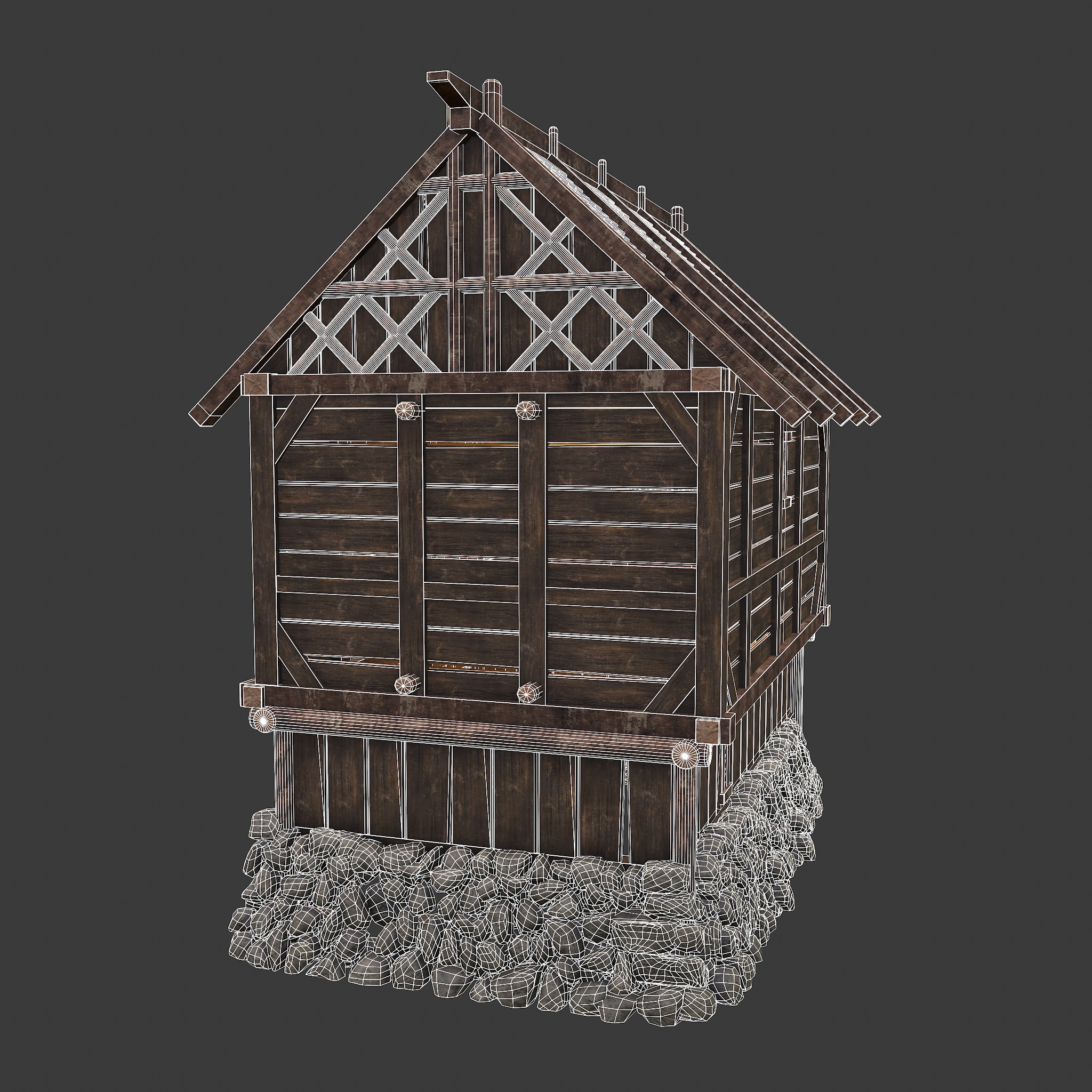Medieval Cabin G - 3D Model by Get Dead Entertainment