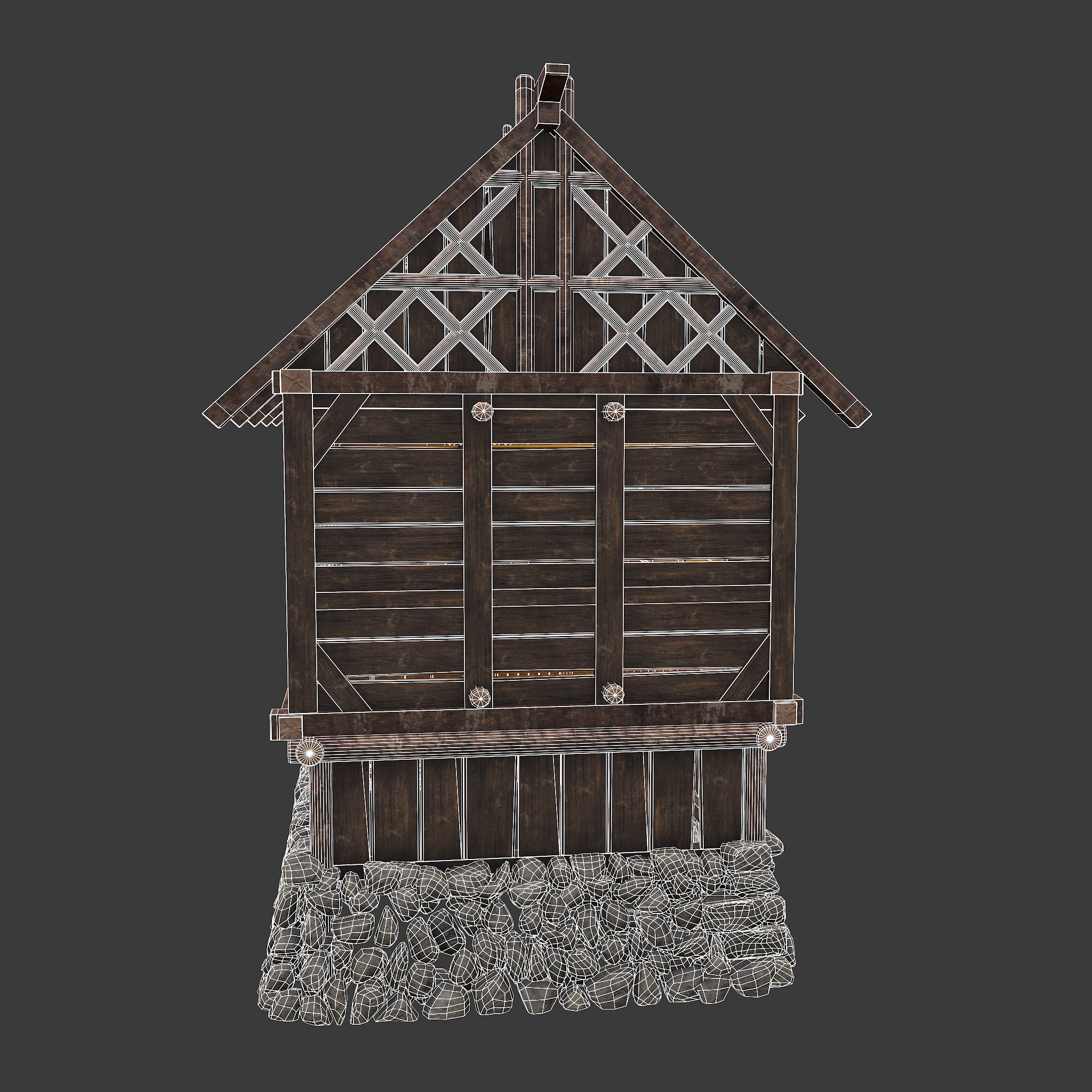 Medieval Cabin G - 3D Model by Get Dead Entertainment