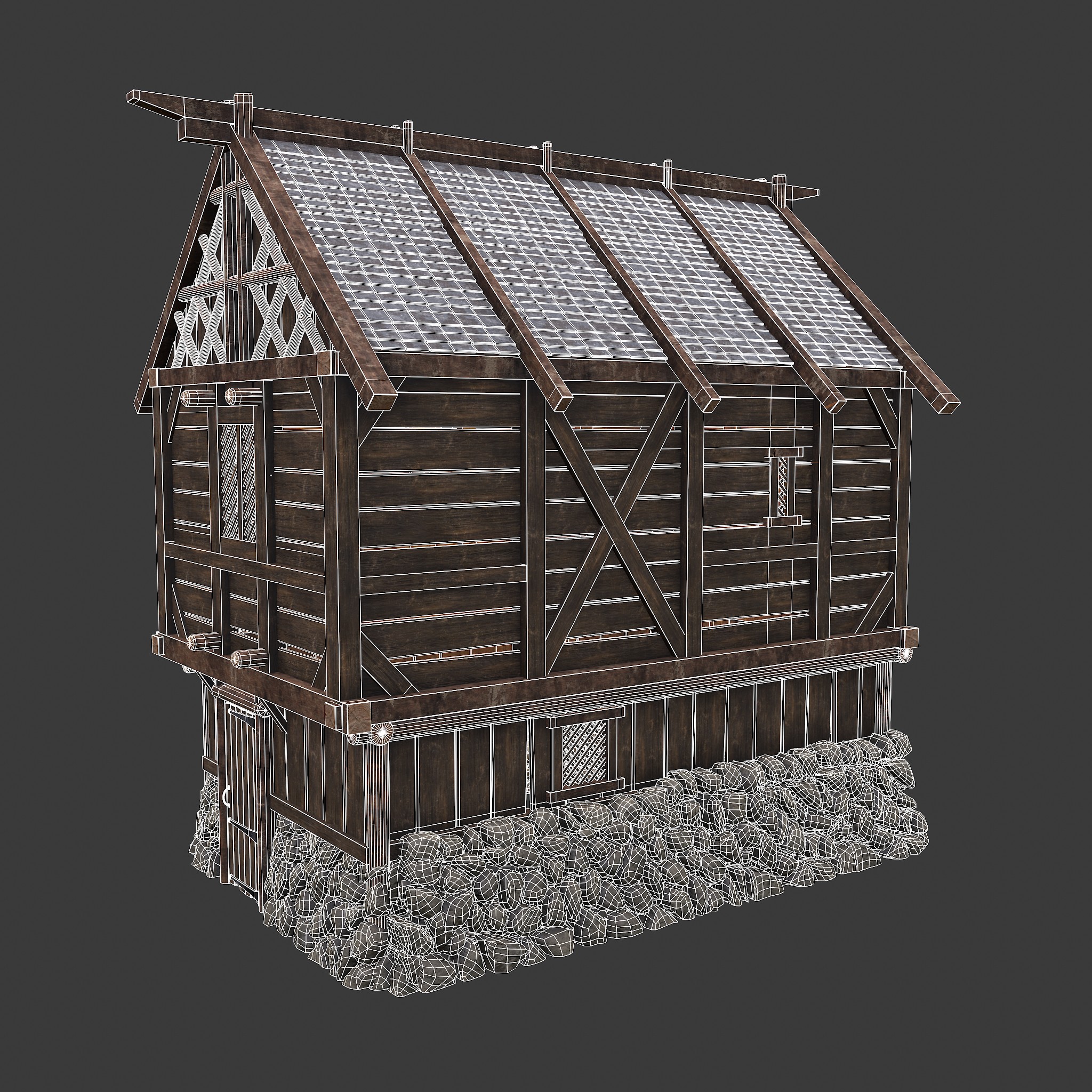 Medieval Cabin G - 3D Model by Get Dead Entertainment