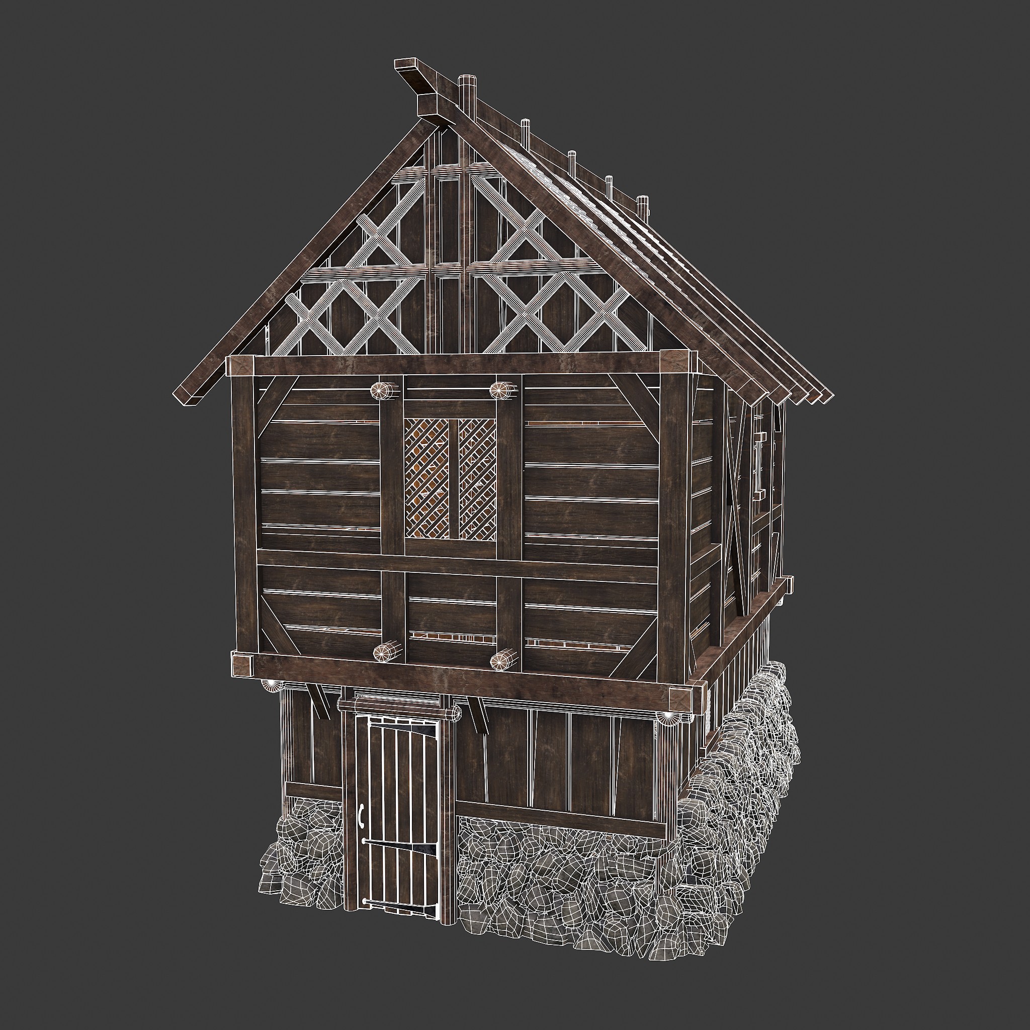 Medieval Cabin G - 3D Model by Get Dead Entertainment