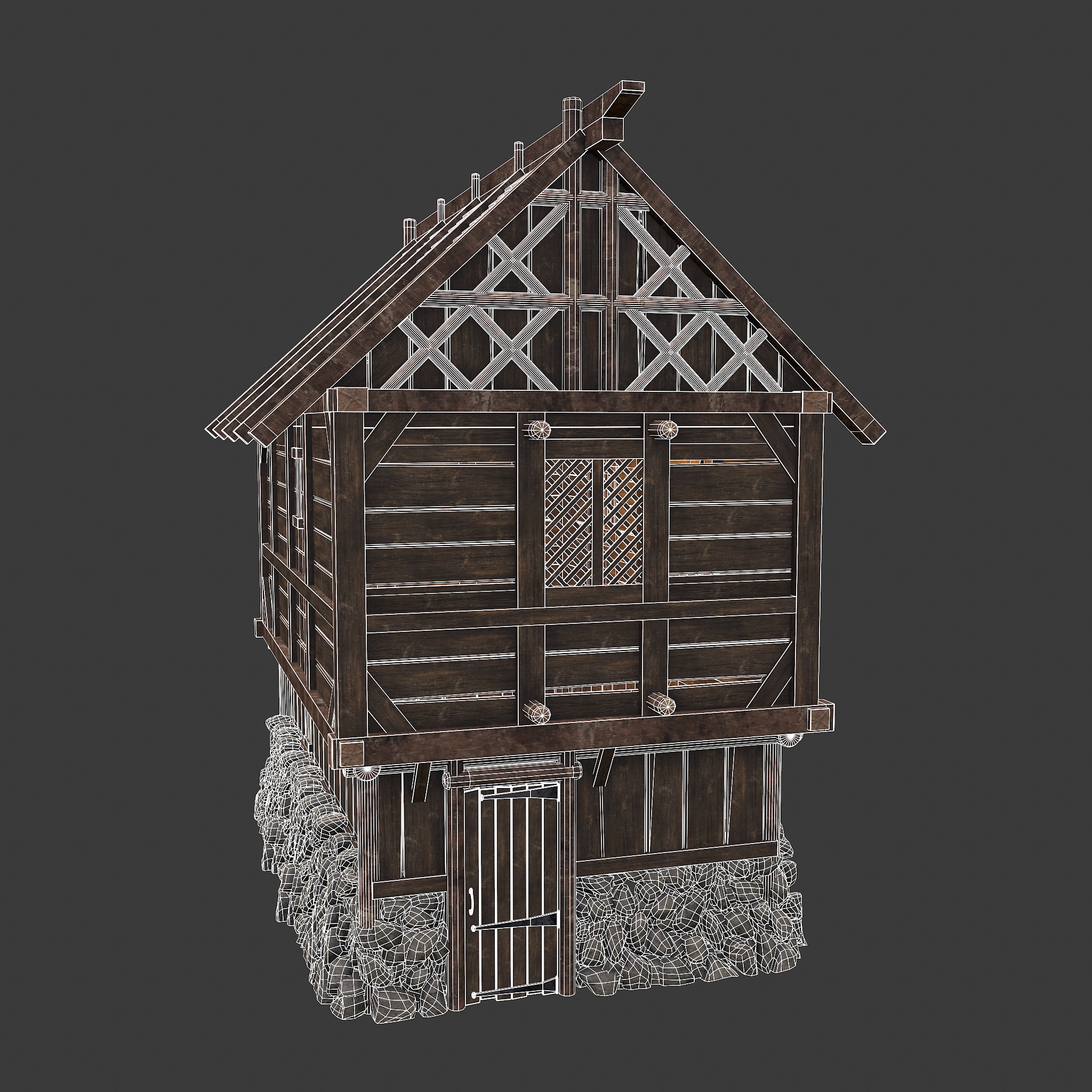 Medieval Cabin G - 3D Model by Get Dead Entertainment