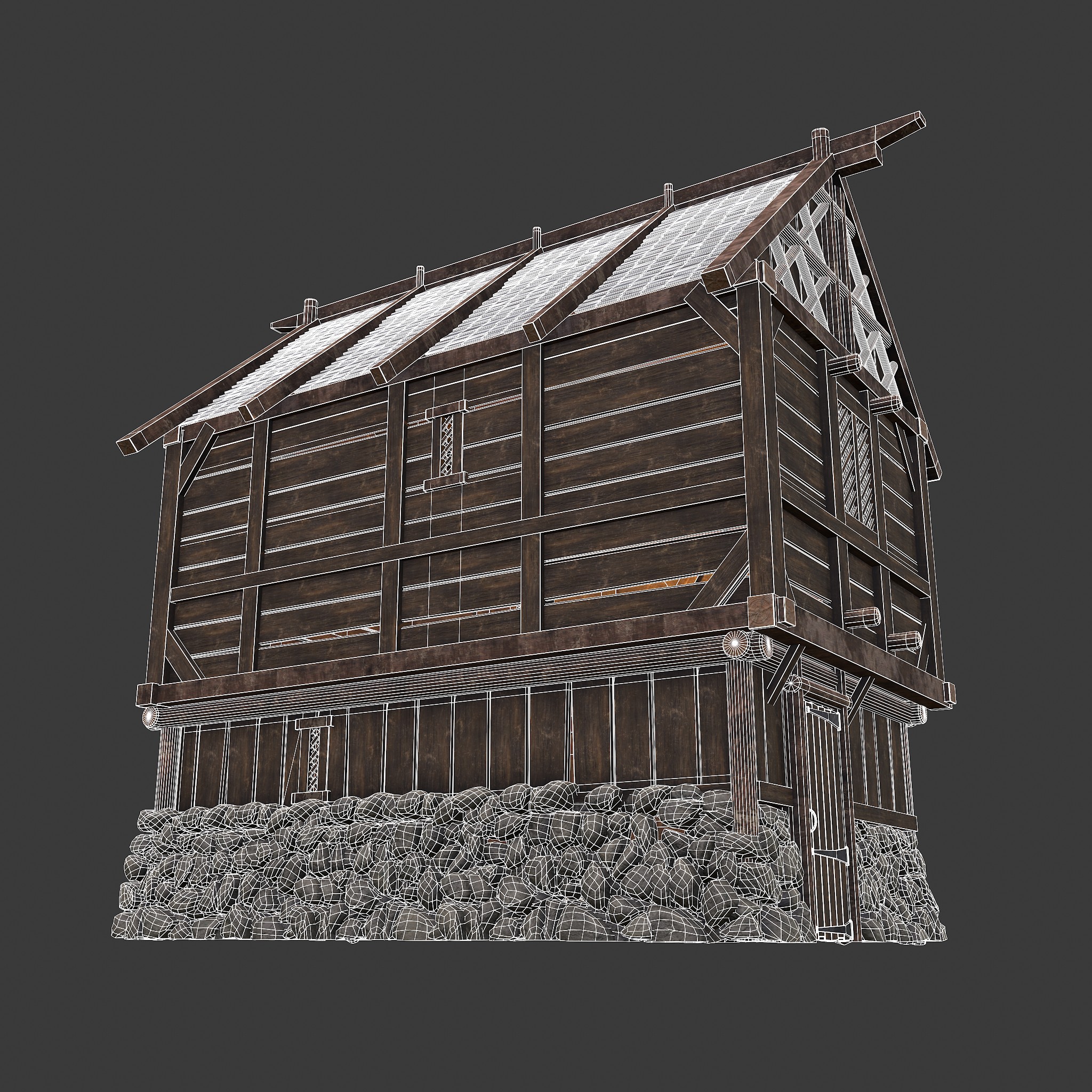 Medieval Cabin G - 3D Model by Get Dead Entertainment