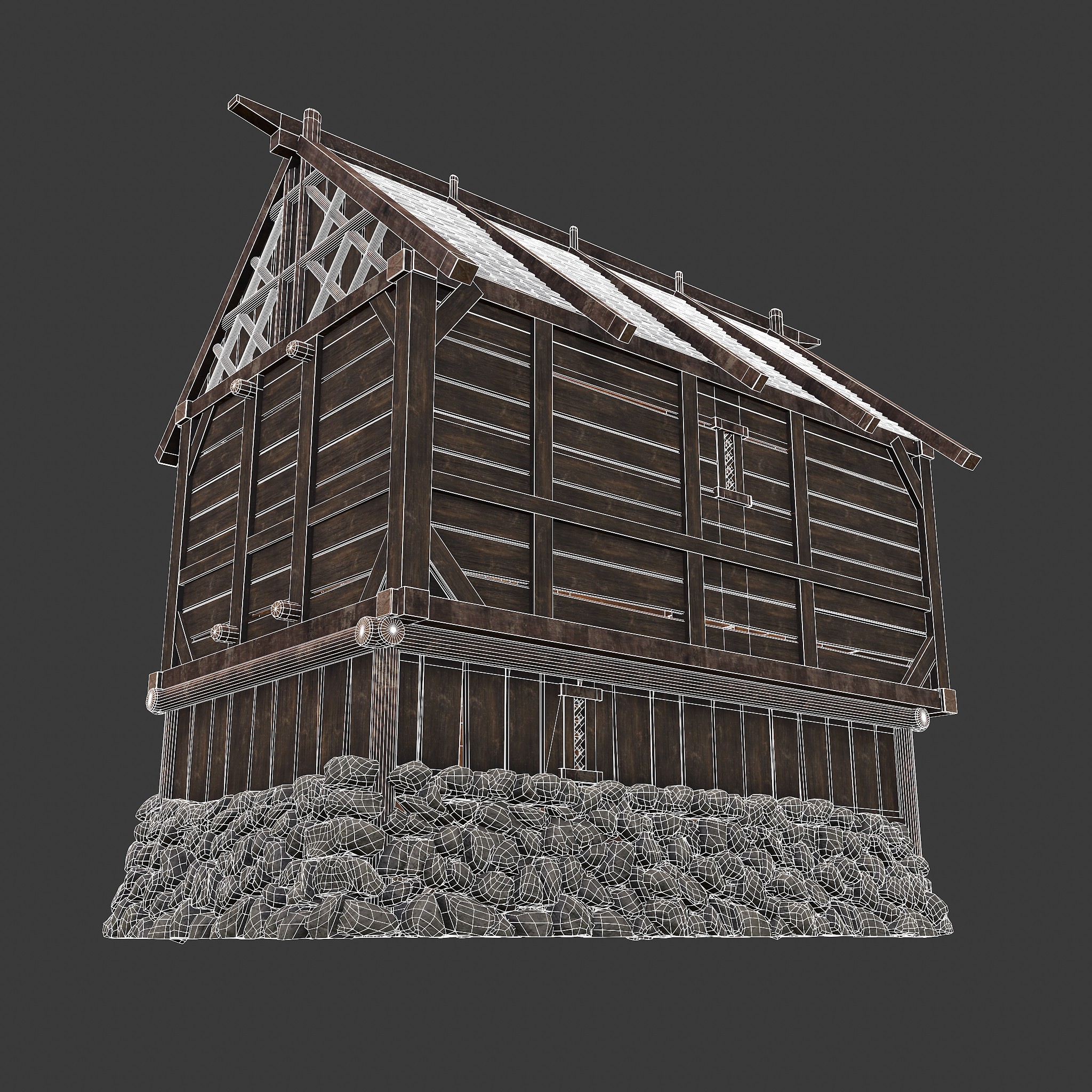 Medieval Cabin G - 3D Model by Get Dead Entertainment