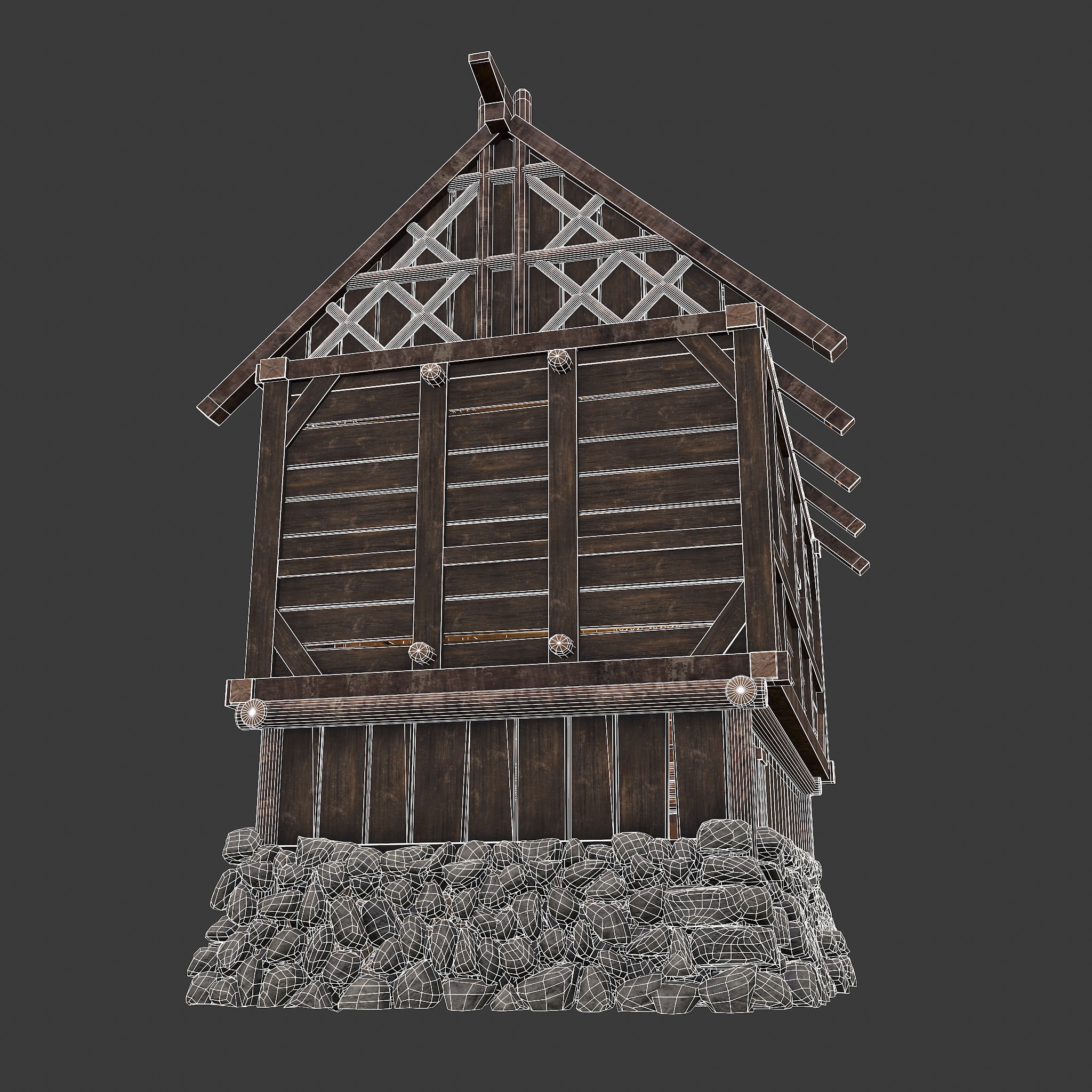 Medieval Cabin G - 3D Model by Get Dead Entertainment