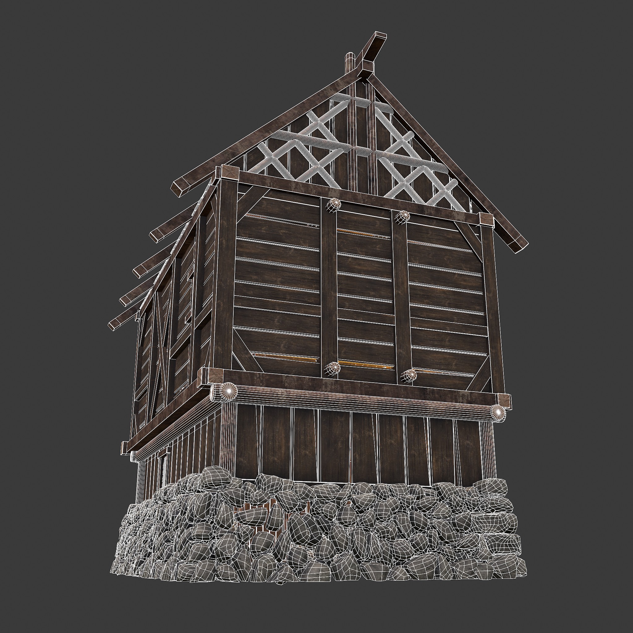 Medieval Cabin G - 3D Model by Get Dead Entertainment