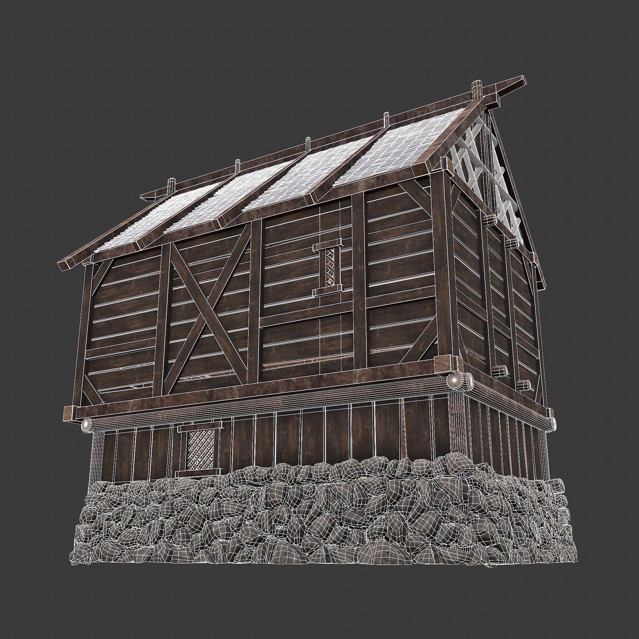 Medieval Cabin G - 3D Model by Get Dead Entertainment