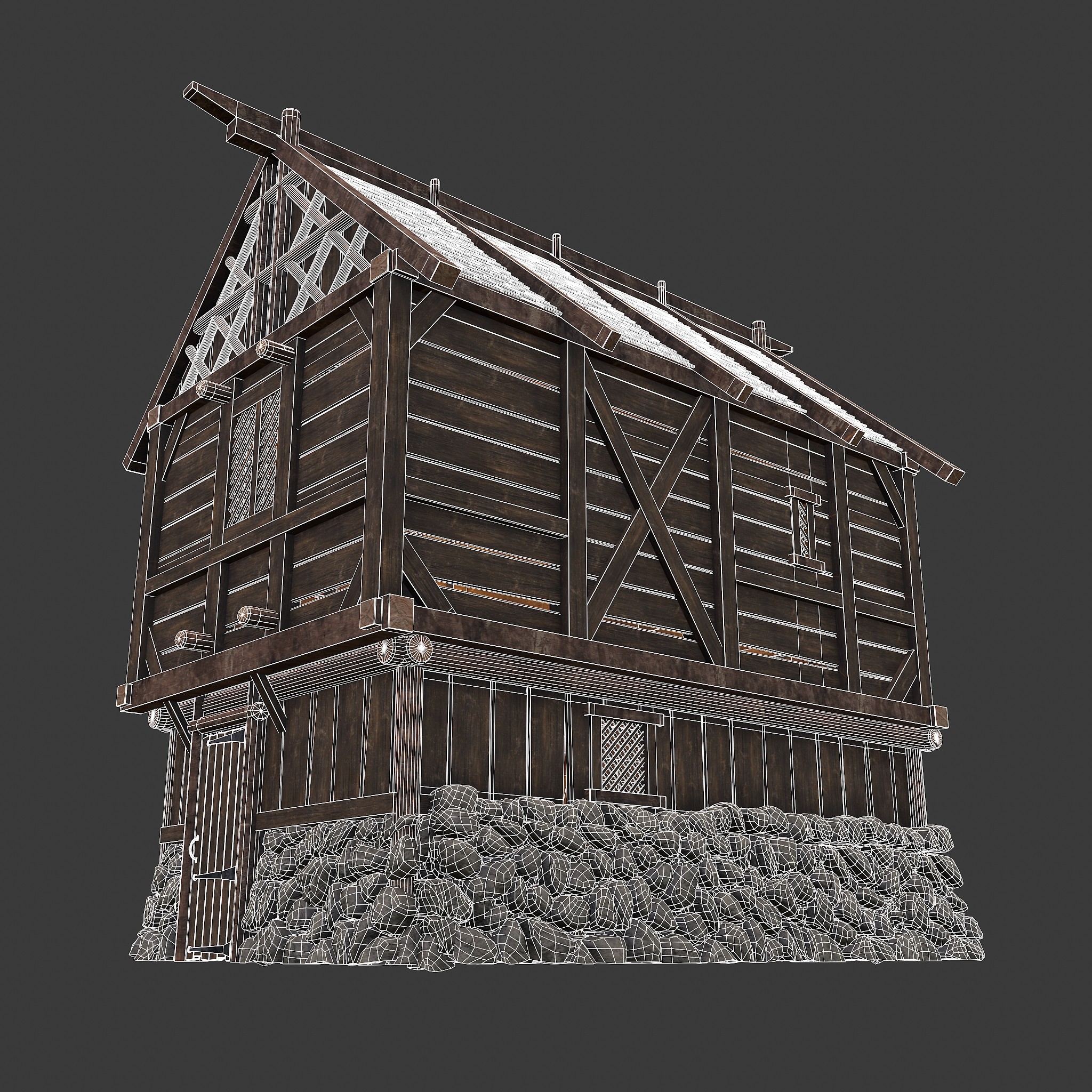 Medieval Cabin G - 3D Model by Get Dead Entertainment