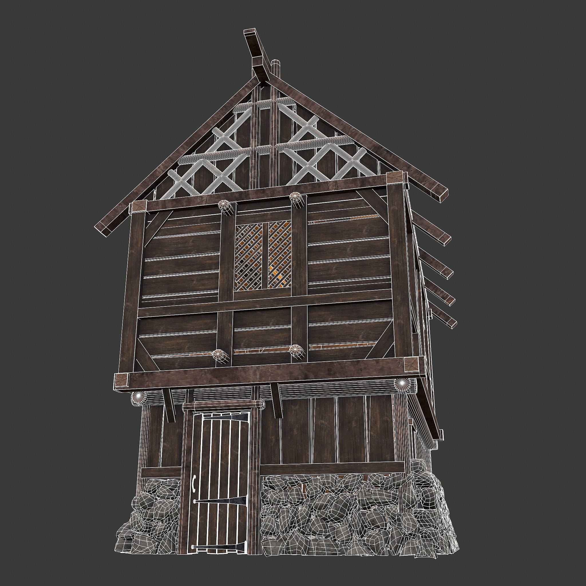 Medieval Cabin G - 3D Model by Get Dead Entertainment