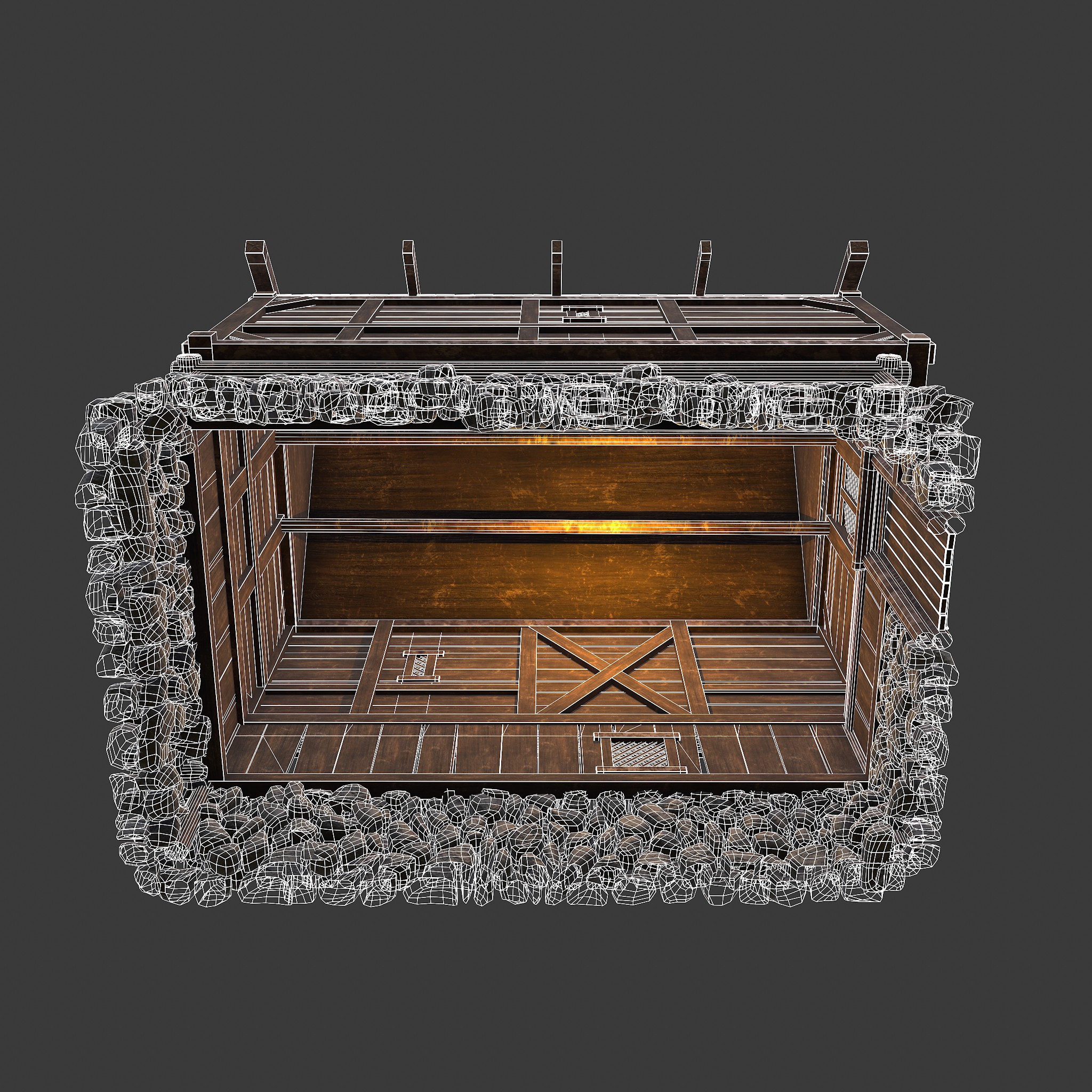 Medieval Cabin G - 3D Model by Get Dead Entertainment