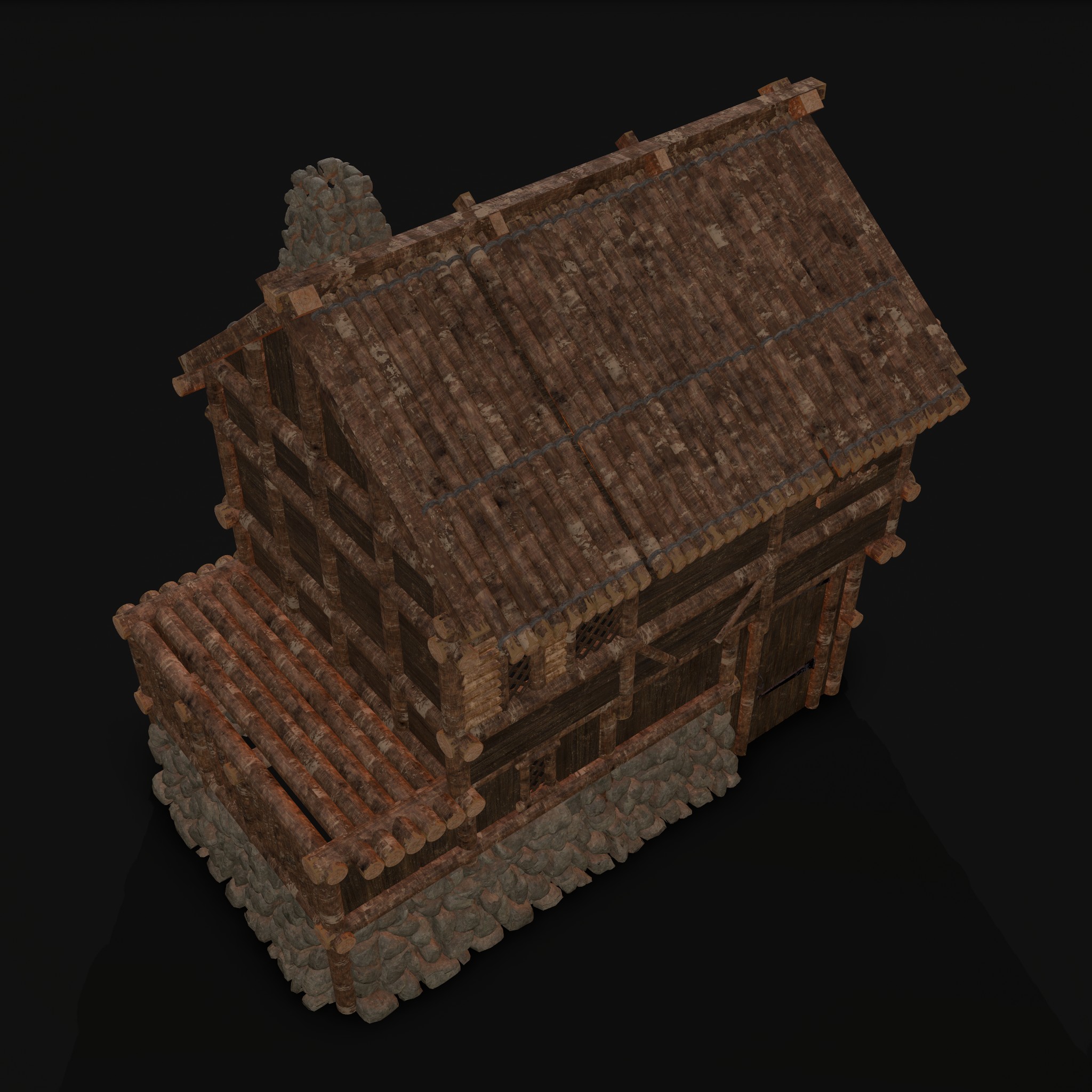 Medieval Cabin H - 3D Model by Get Dead Entertainment