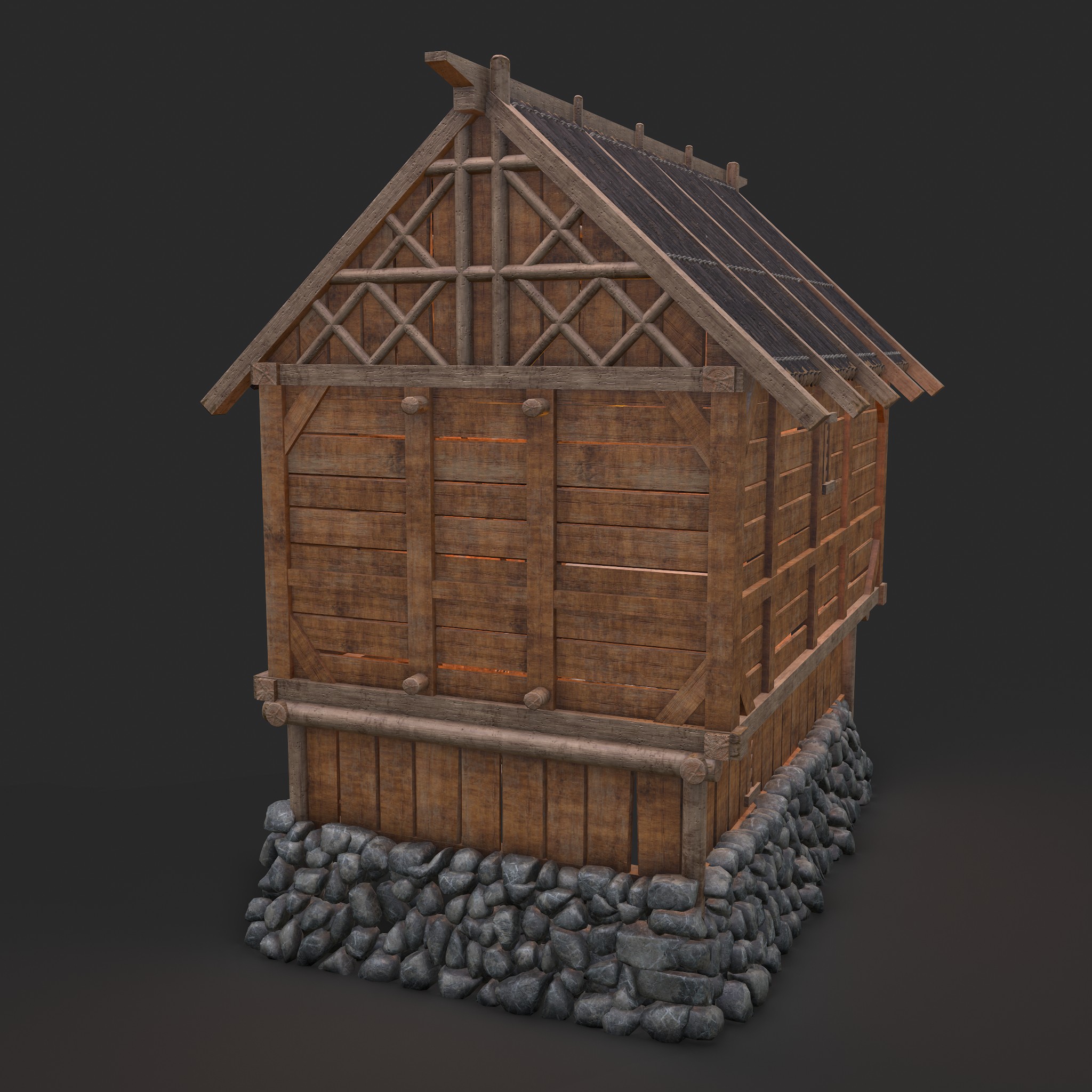 Medieval Cabin I - 3D Model by Get Dead Entertainment