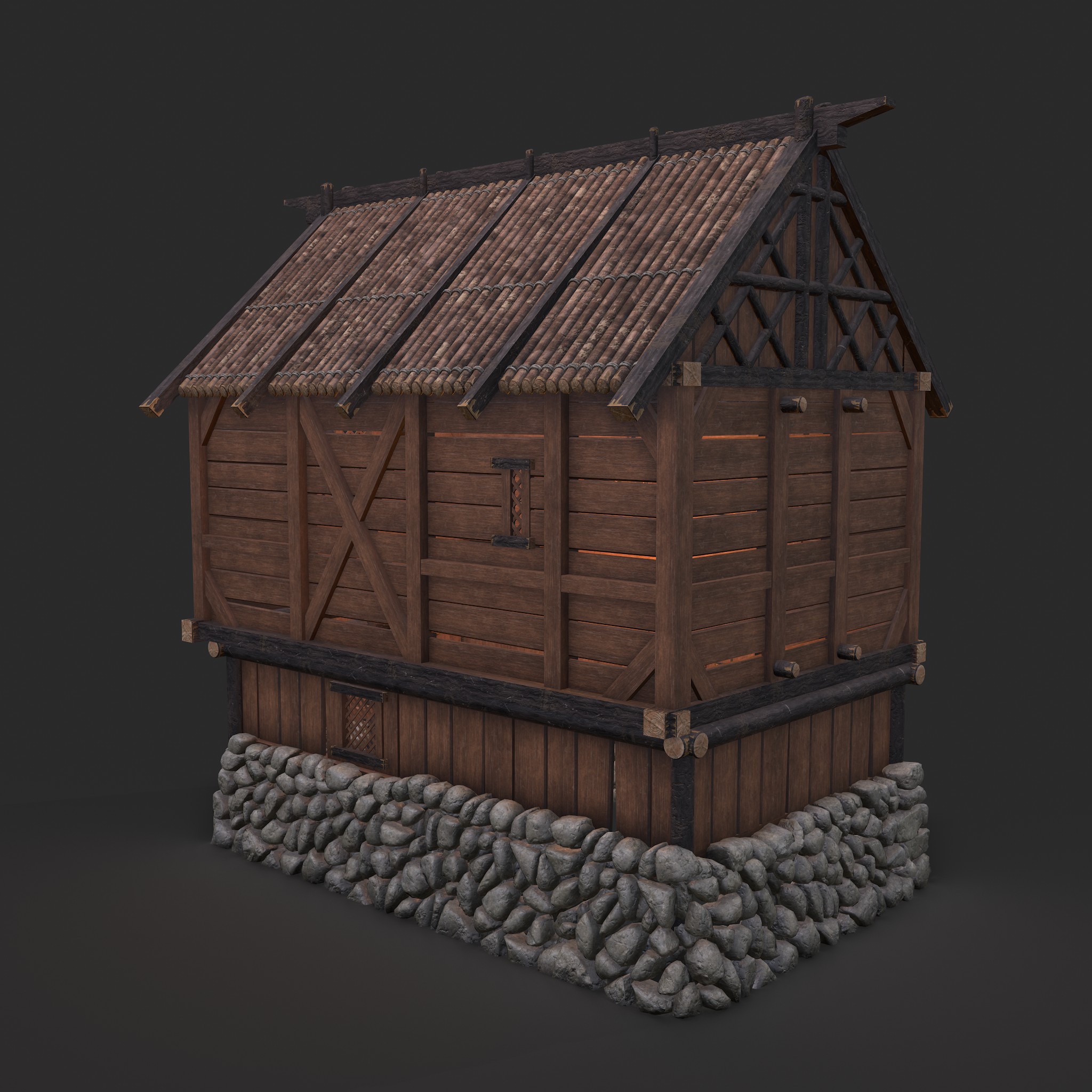 Medieval Cabin I - 3D Model by Get Dead Entertainment