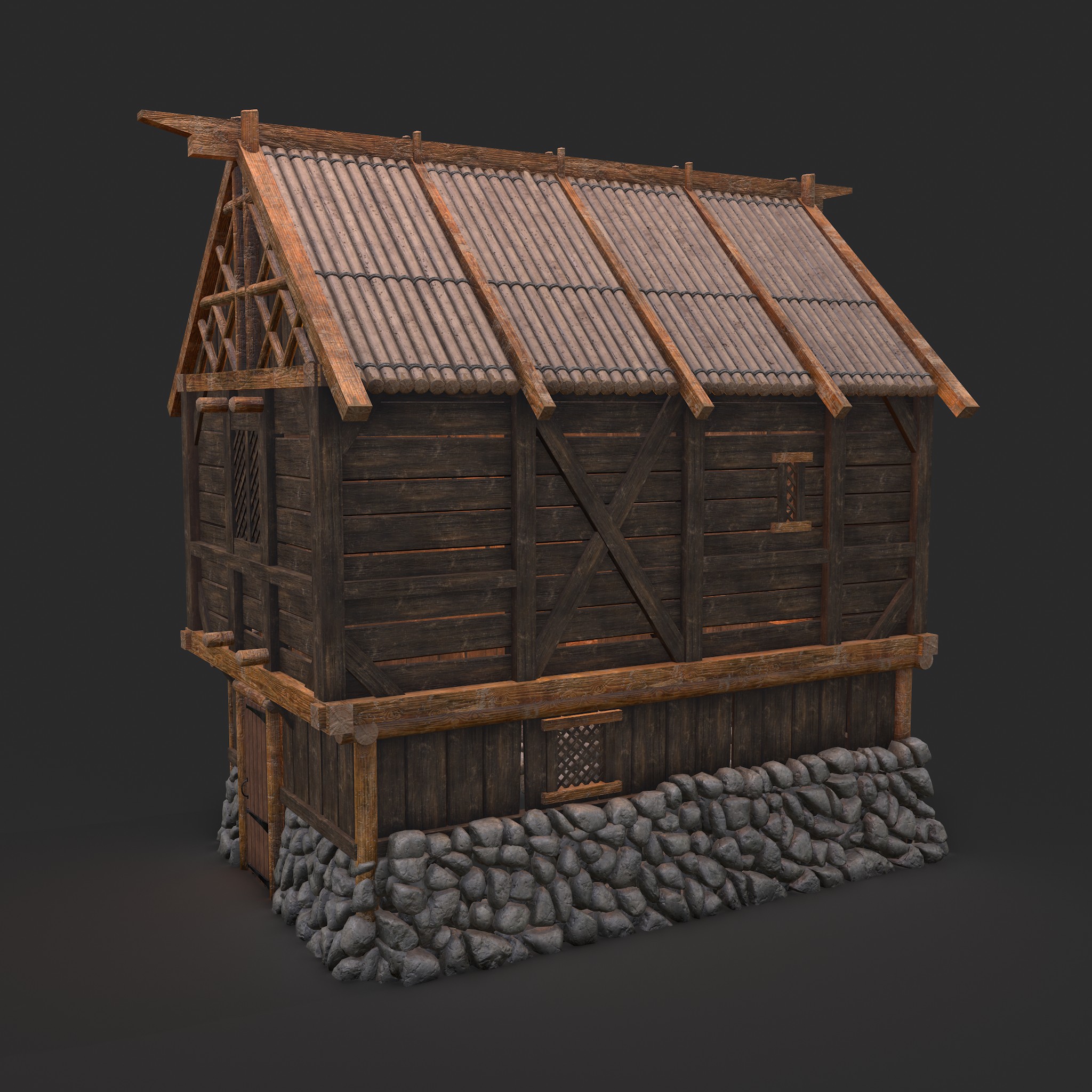 Medieval Cabin I - 3D Model by Get Dead Entertainment