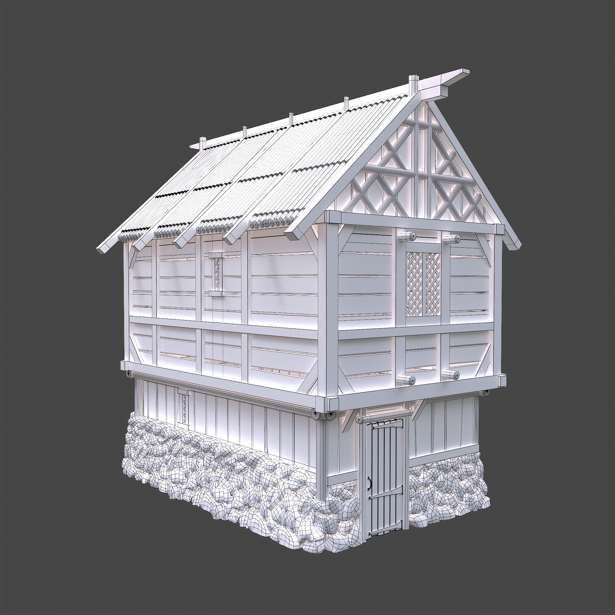 Medieval Cabin I - 3D Model by Get Dead Entertainment
