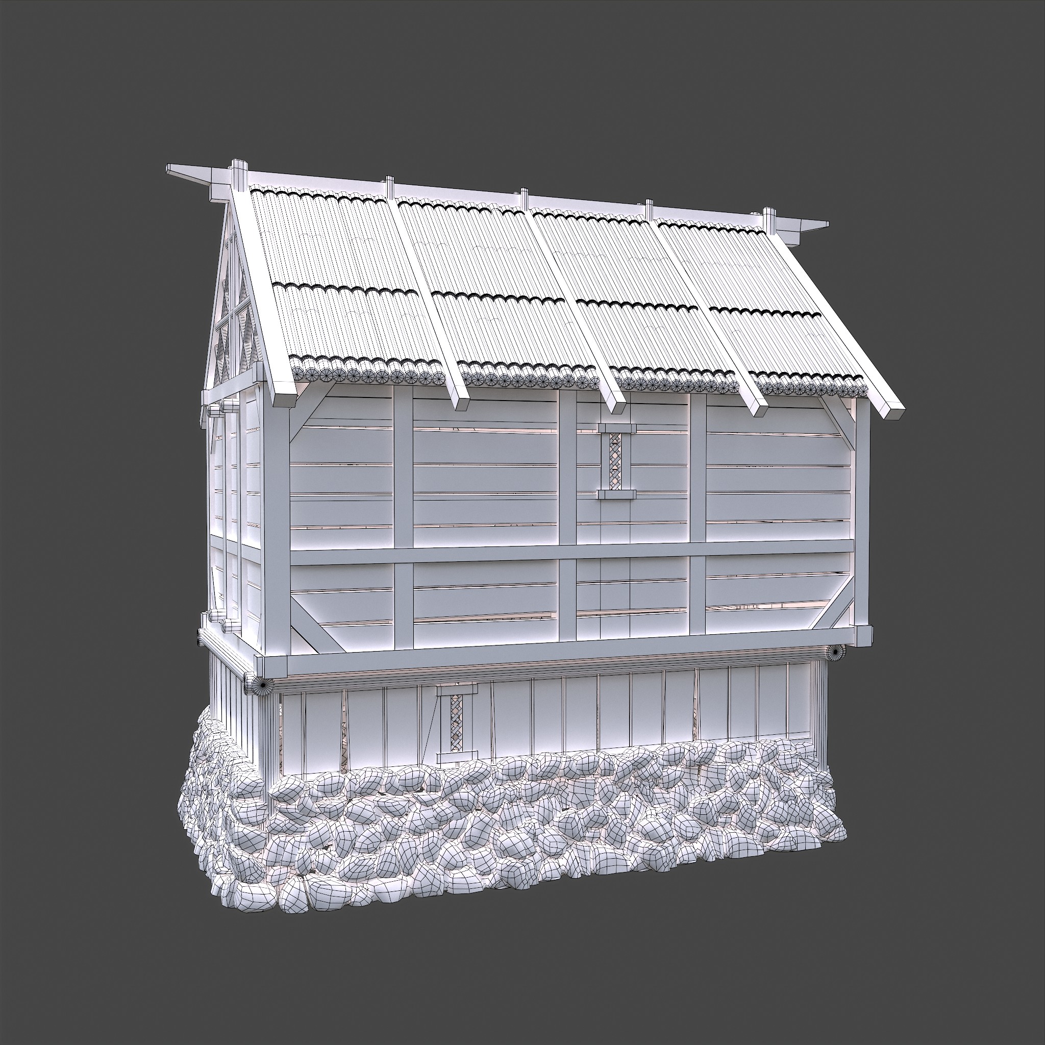 Medieval Cabin I - 3D Model by Get Dead Entertainment
