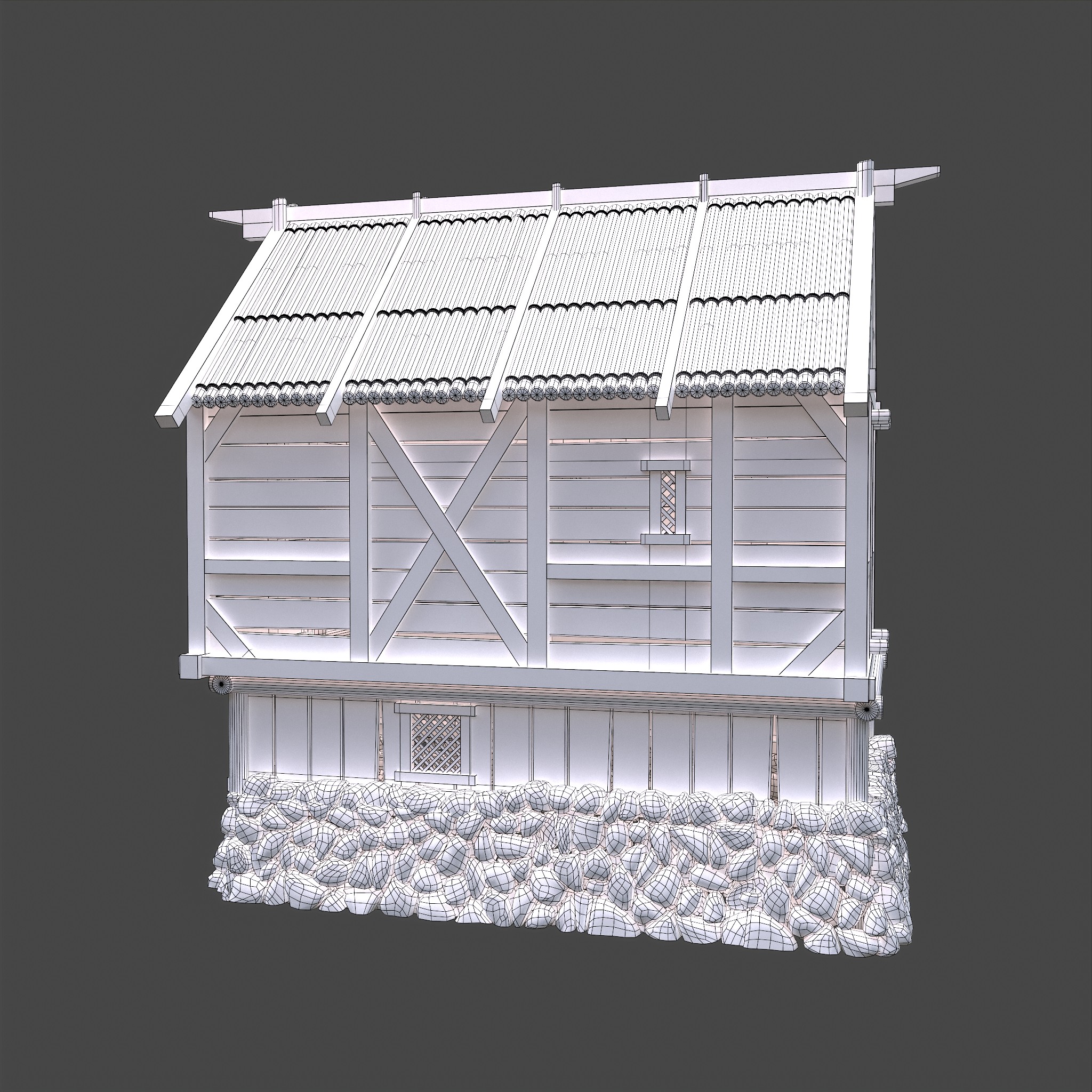 Medieval Cabin I - 3D Model by Get Dead Entertainment