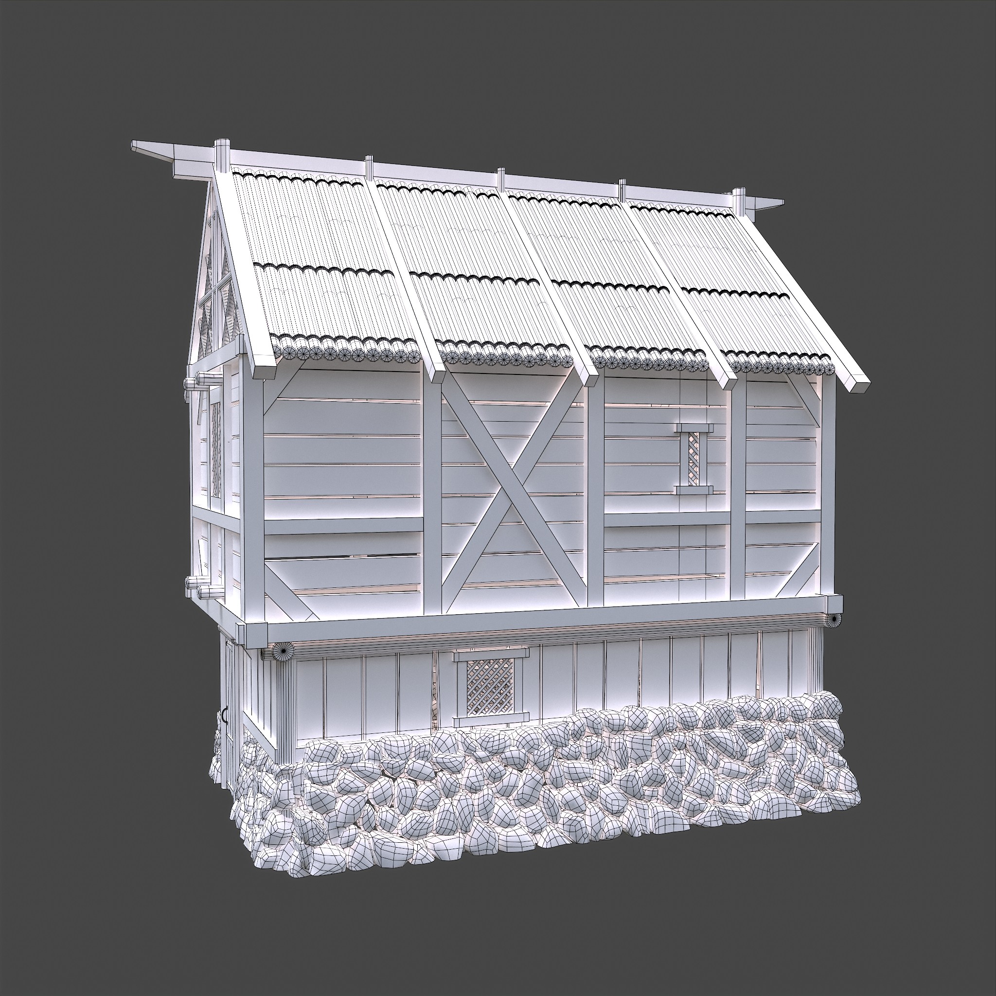 Medieval Cabin I - 3D Model by Get Dead Entertainment