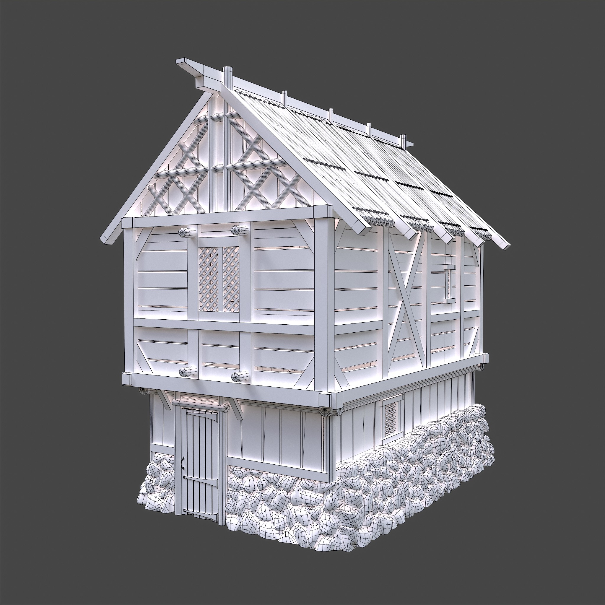 Medieval Cabin I - 3D Model by Get Dead Entertainment
