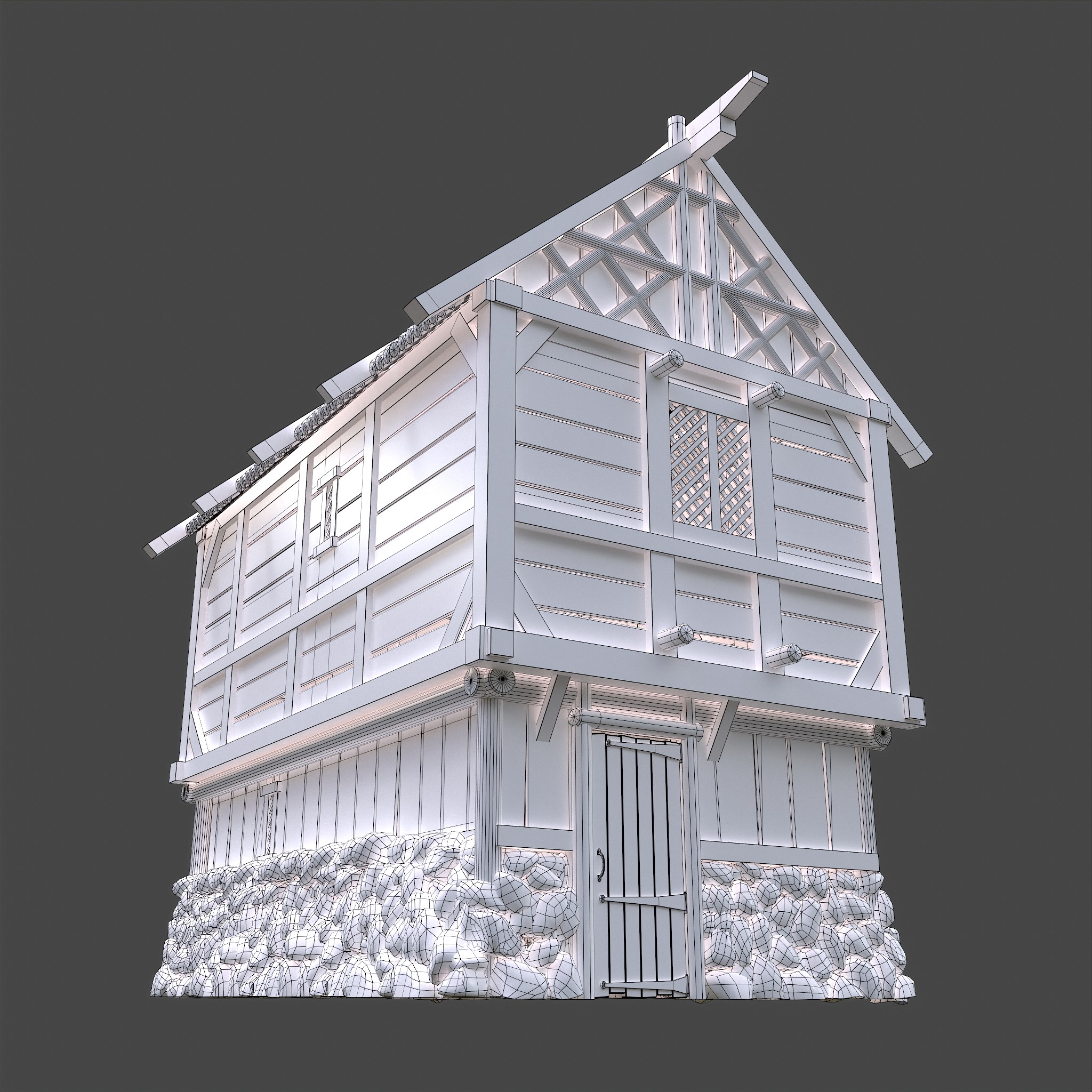 Medieval Cabin I - 3D Model by Get Dead Entertainment
