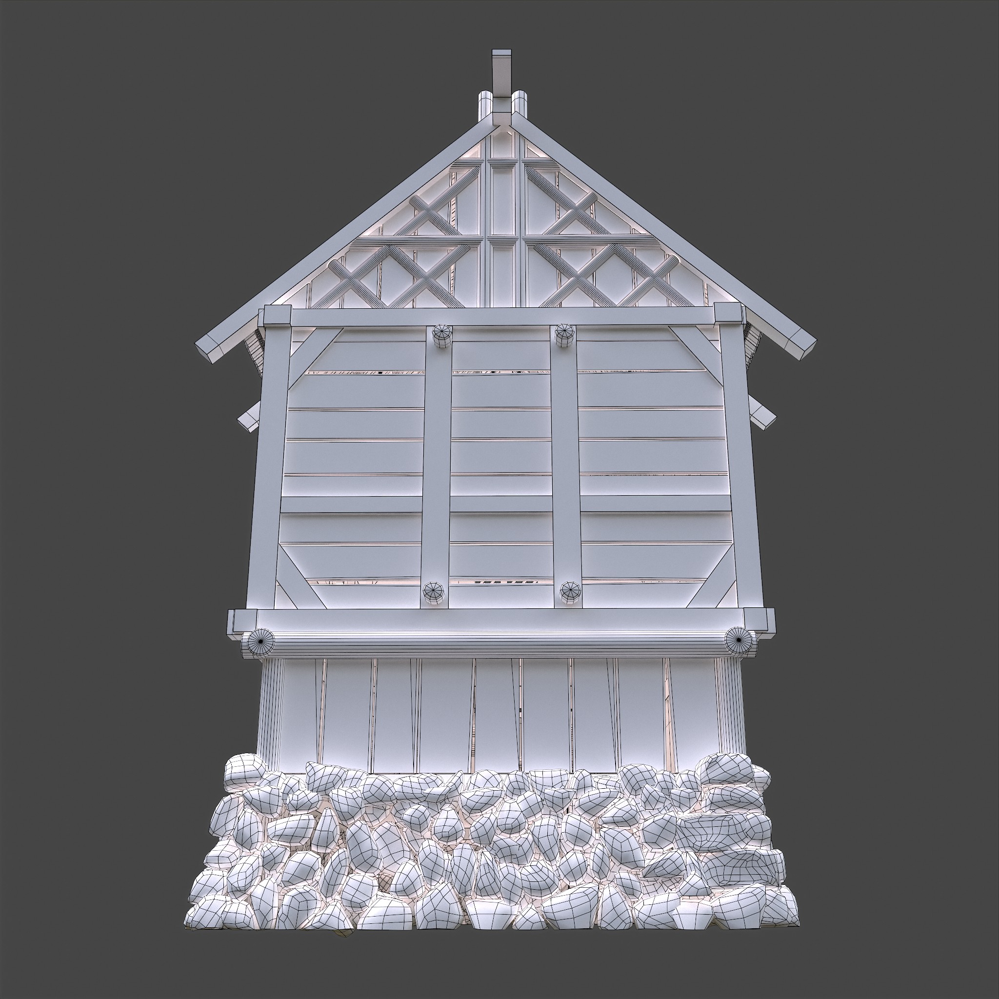 Medieval Cabin I - 3D Model by Get Dead Entertainment