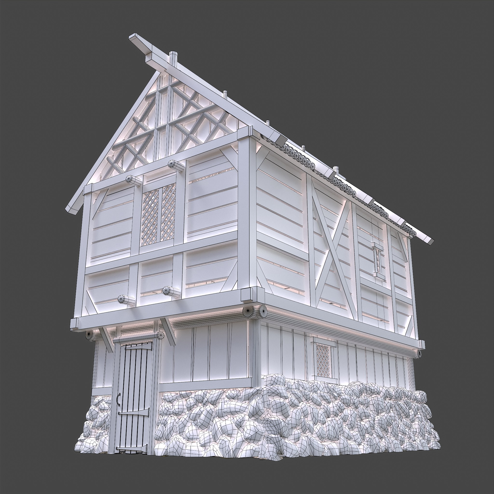 Medieval Cabin I - 3D Model by Get Dead Entertainment