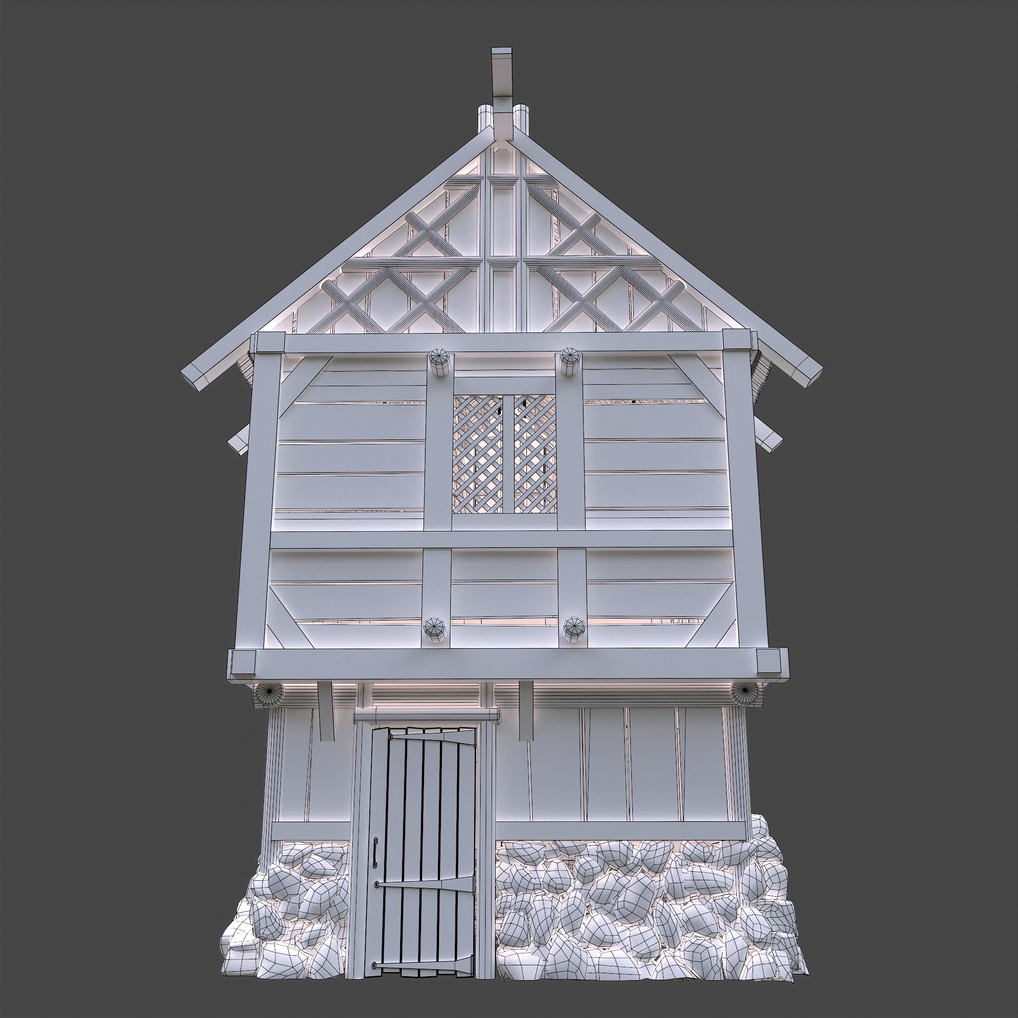 Medieval Cabin I - 3D Model by Get Dead Entertainment