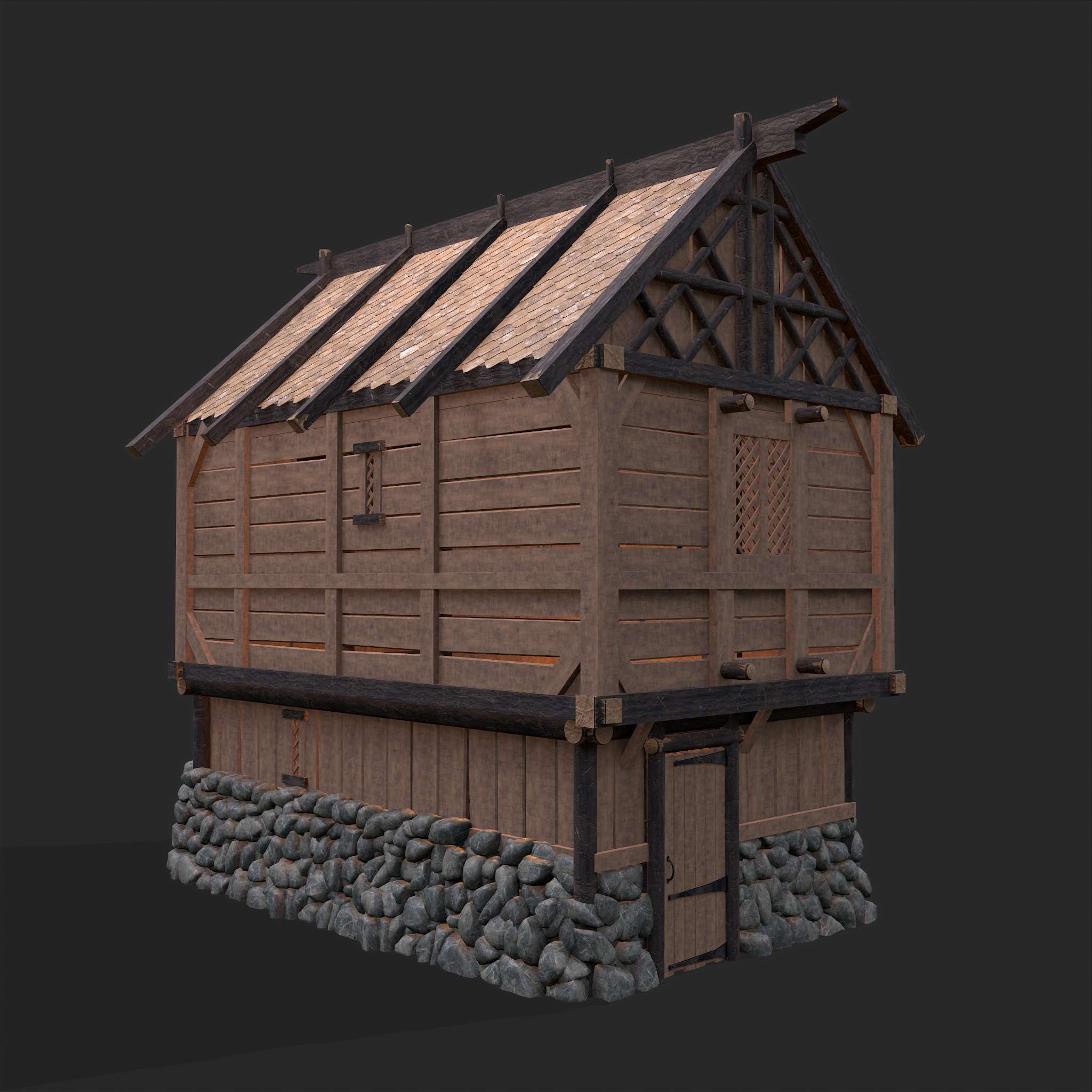 Medieval Cabin K - 3D Model by Get Dead Entertainment