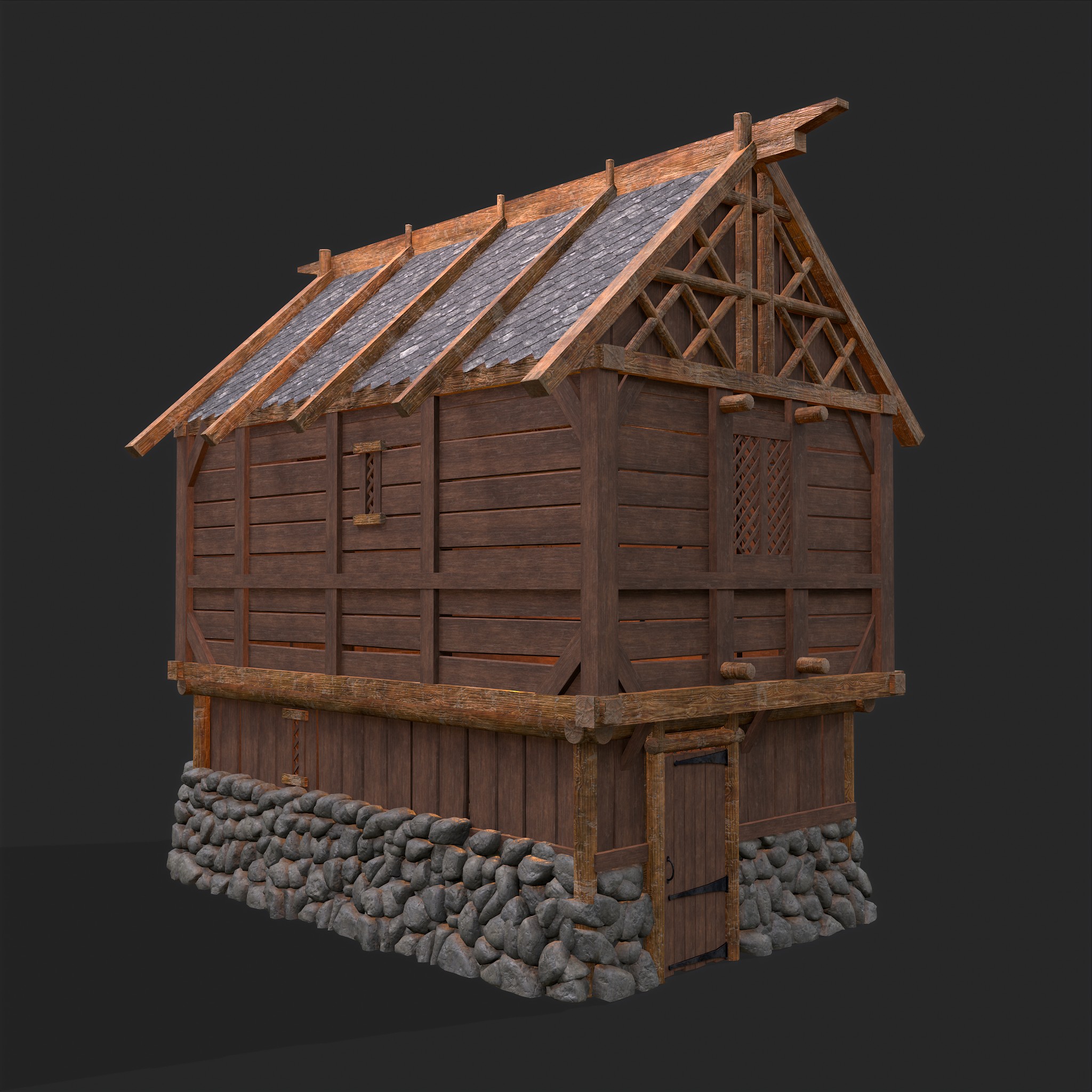 Medieval Cabin K - 3D Model by Get Dead Entertainment