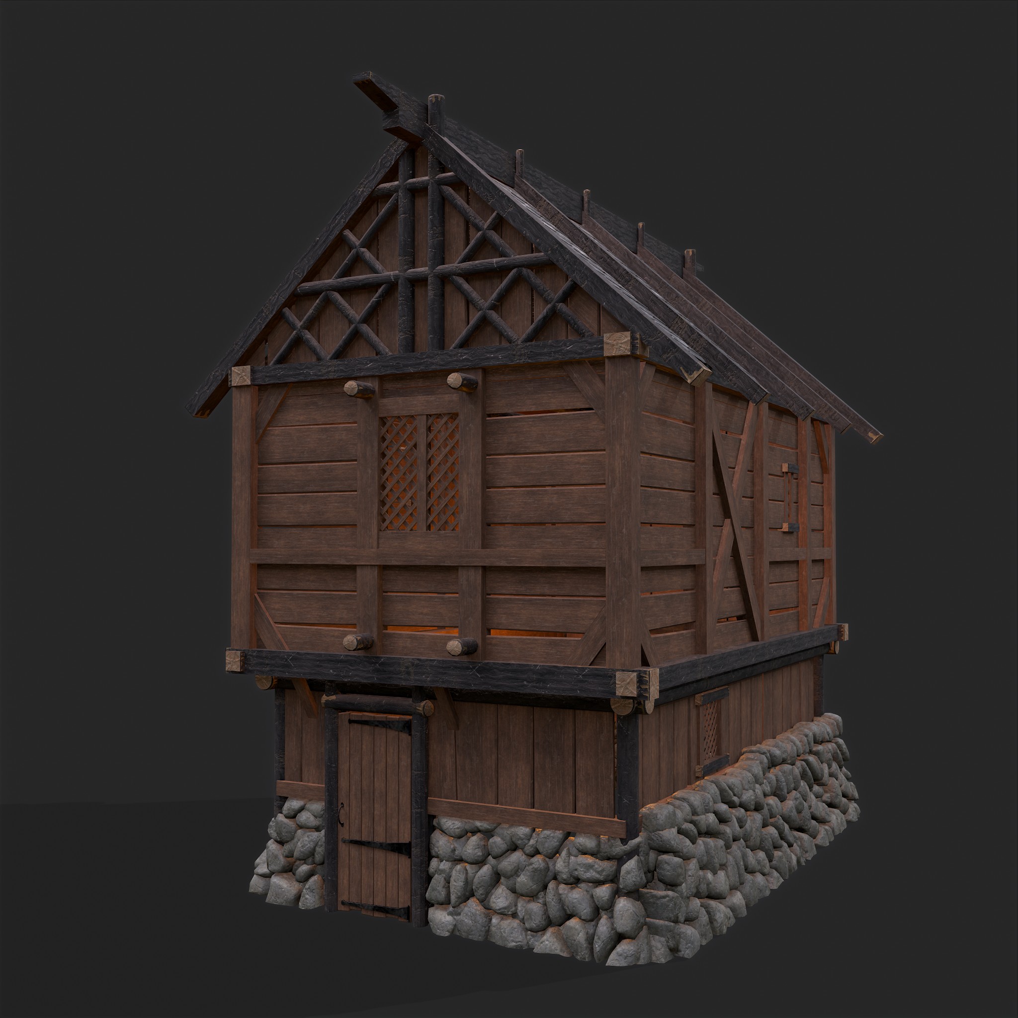 Medieval Cabin K - 3D Model by Get Dead Entertainment