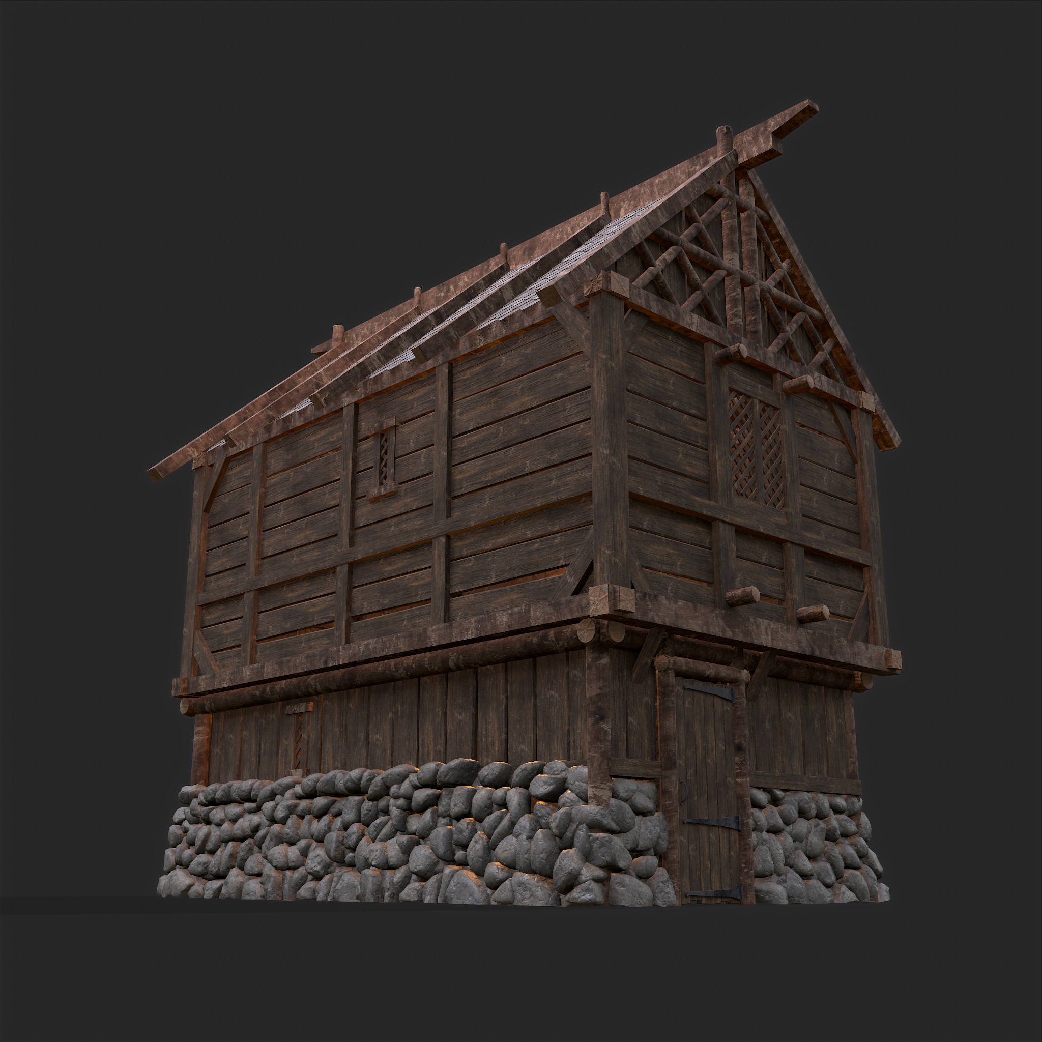 Medieval Cabin K - 3D Model by Get Dead Entertainment