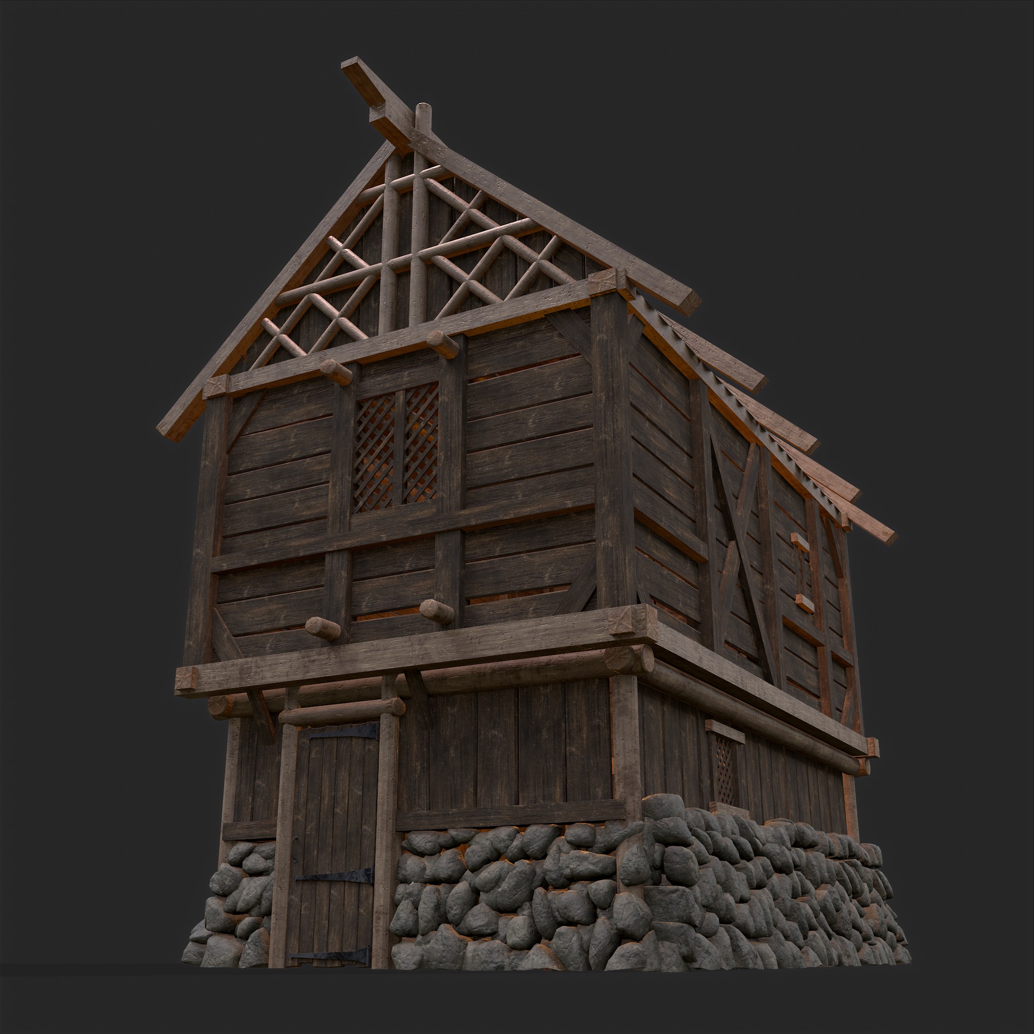 Medieval Cabin K - 3D Model by Get Dead Entertainment