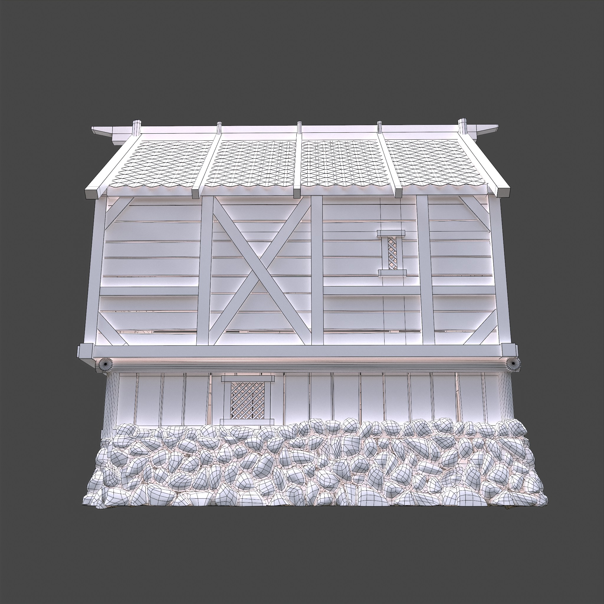 Medieval Cabin K - 3D Model by Get Dead Entertainment