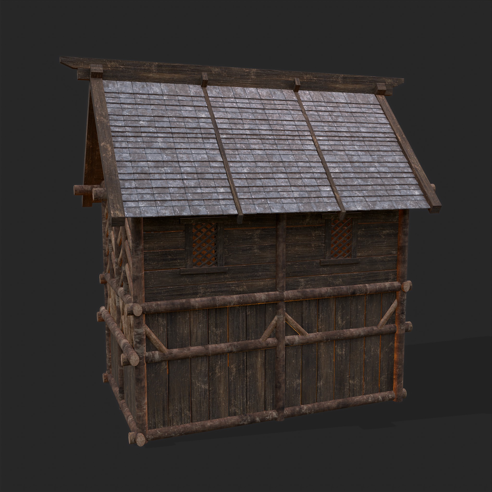 Medieval Cabin M - 3D Model by Get Dead Entertainment