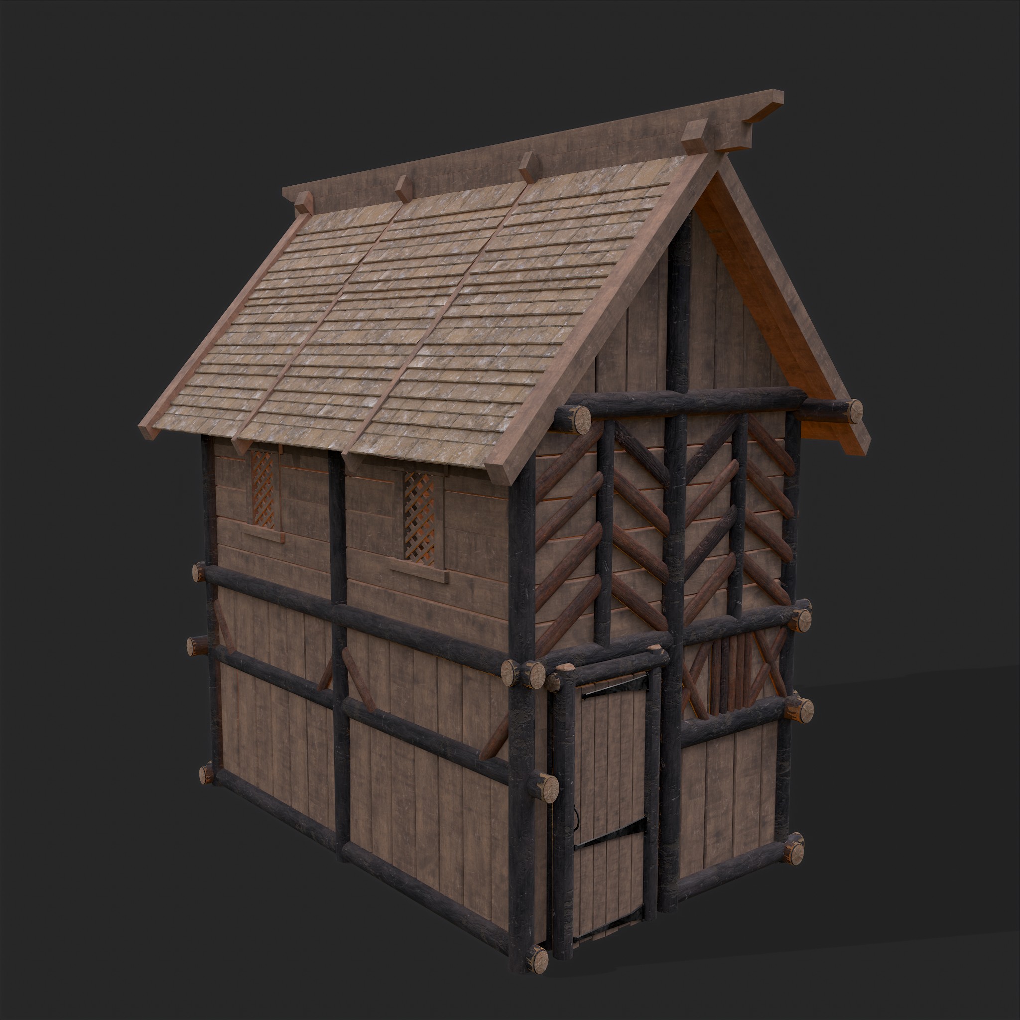 Medieval Cabin M - 3D Model by Get Dead Entertainment