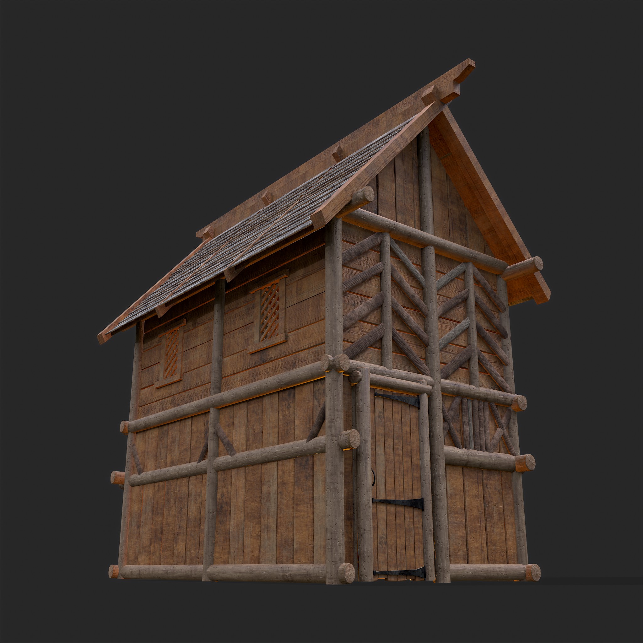 Medieval Cabin M - 3D Model by Get Dead Entertainment