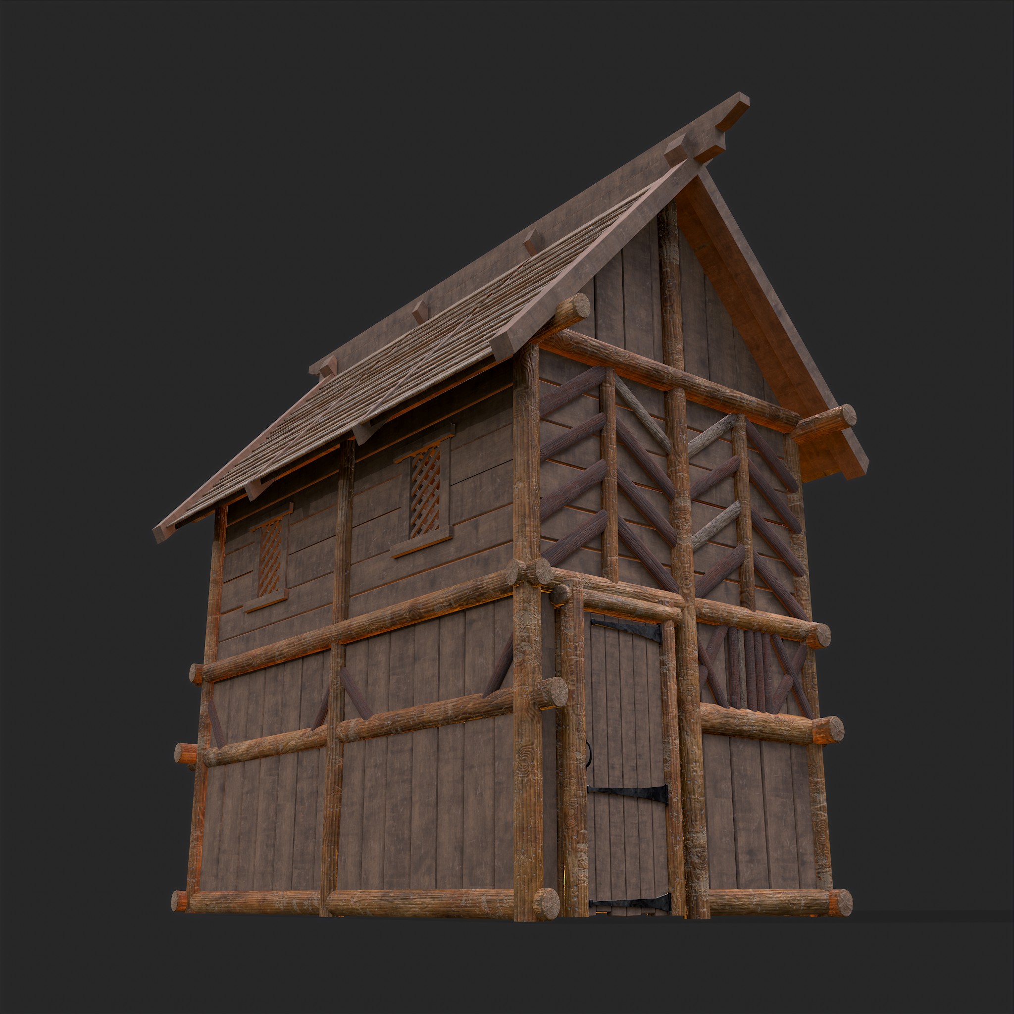 Medieval Cabin M - 3D Model by Get Dead Entertainment