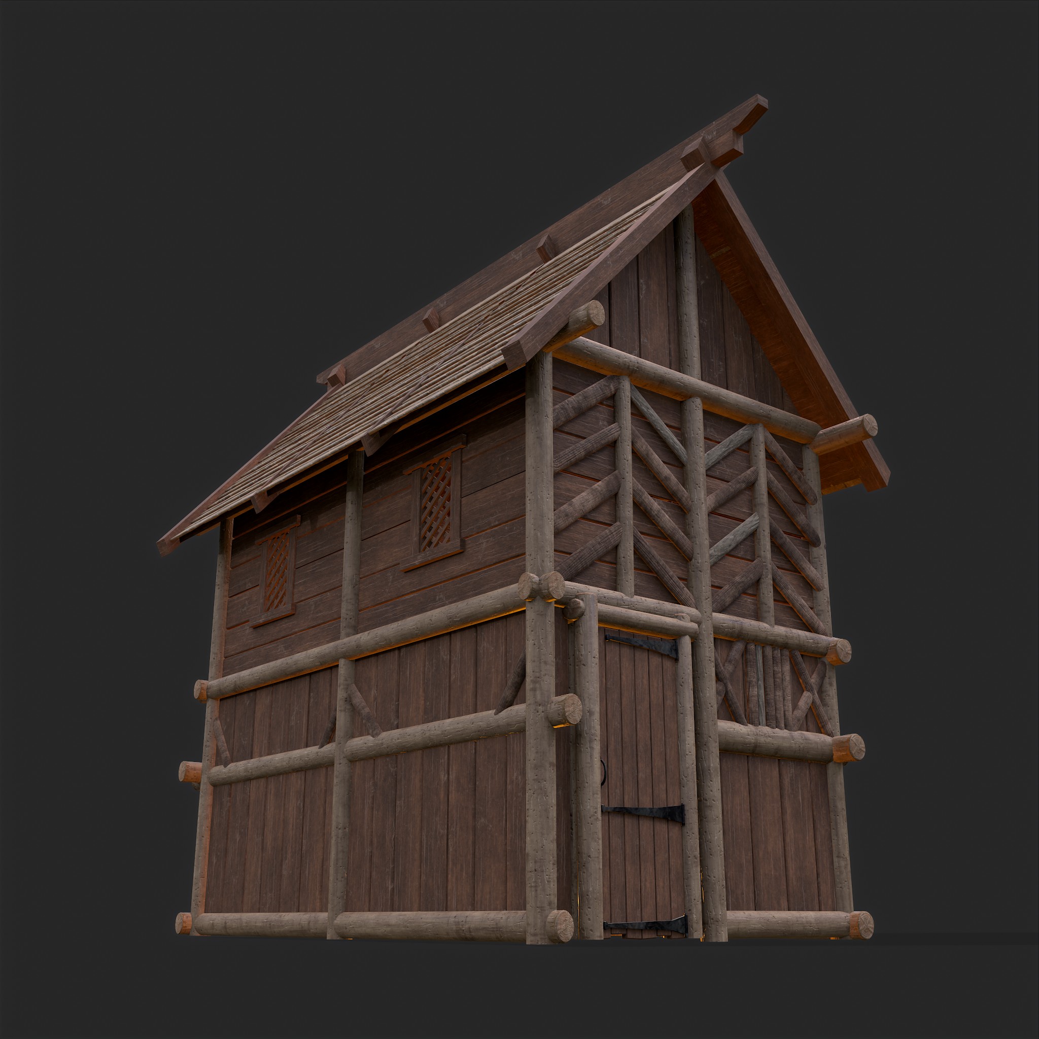 Medieval Cabin M - 3D Model by Get Dead Entertainment