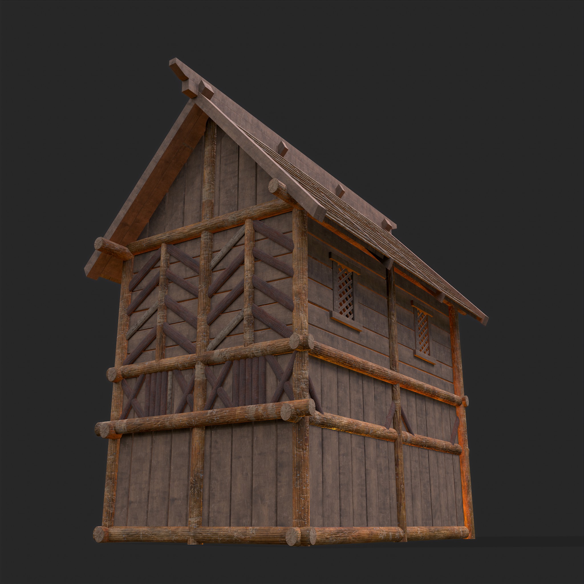 Medieval Cabin M - 3D Model by Get Dead Entertainment