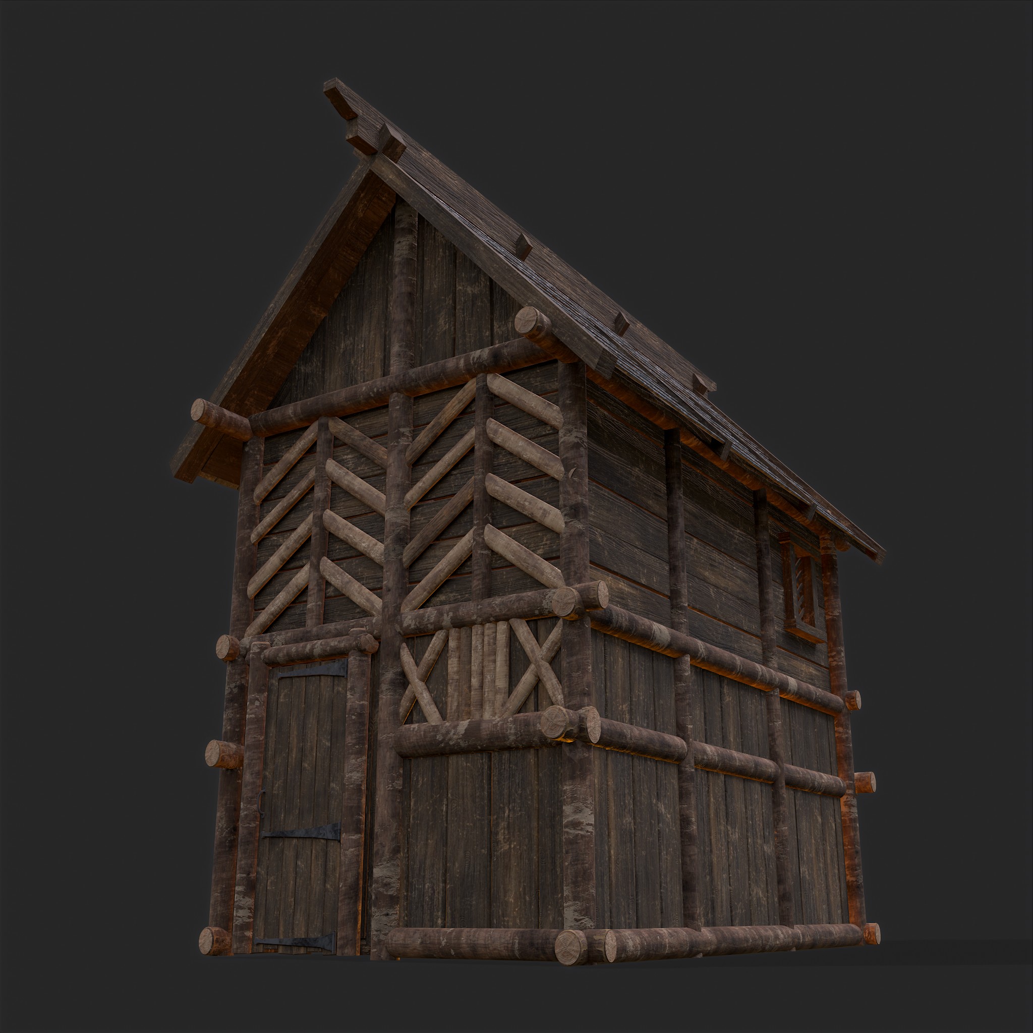 Medieval Cabin M - 3D Model by Get Dead Entertainment