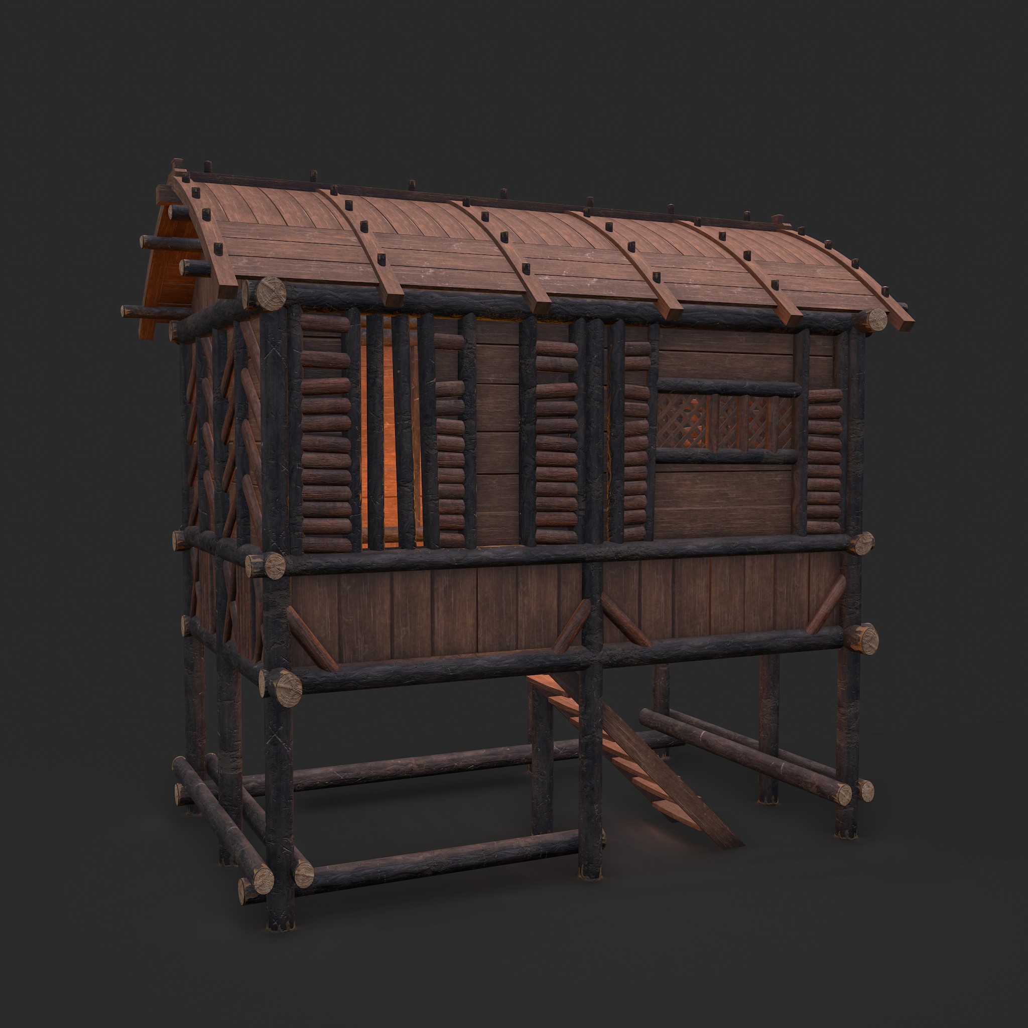 Medieval Cabin N - 3D Model by Get Dead Entertainment