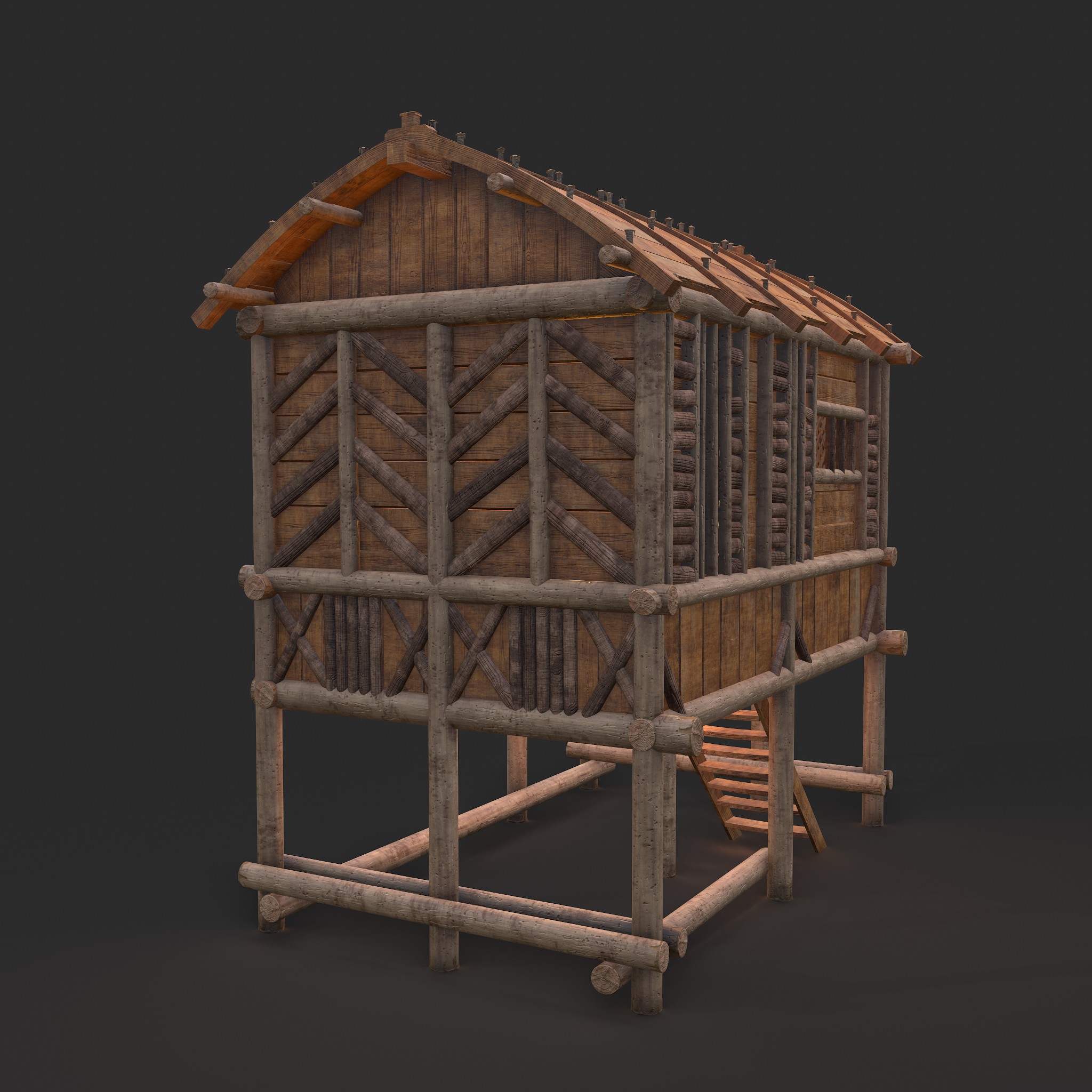 Medieval Cabin N - 3D Model by Get Dead Entertainment