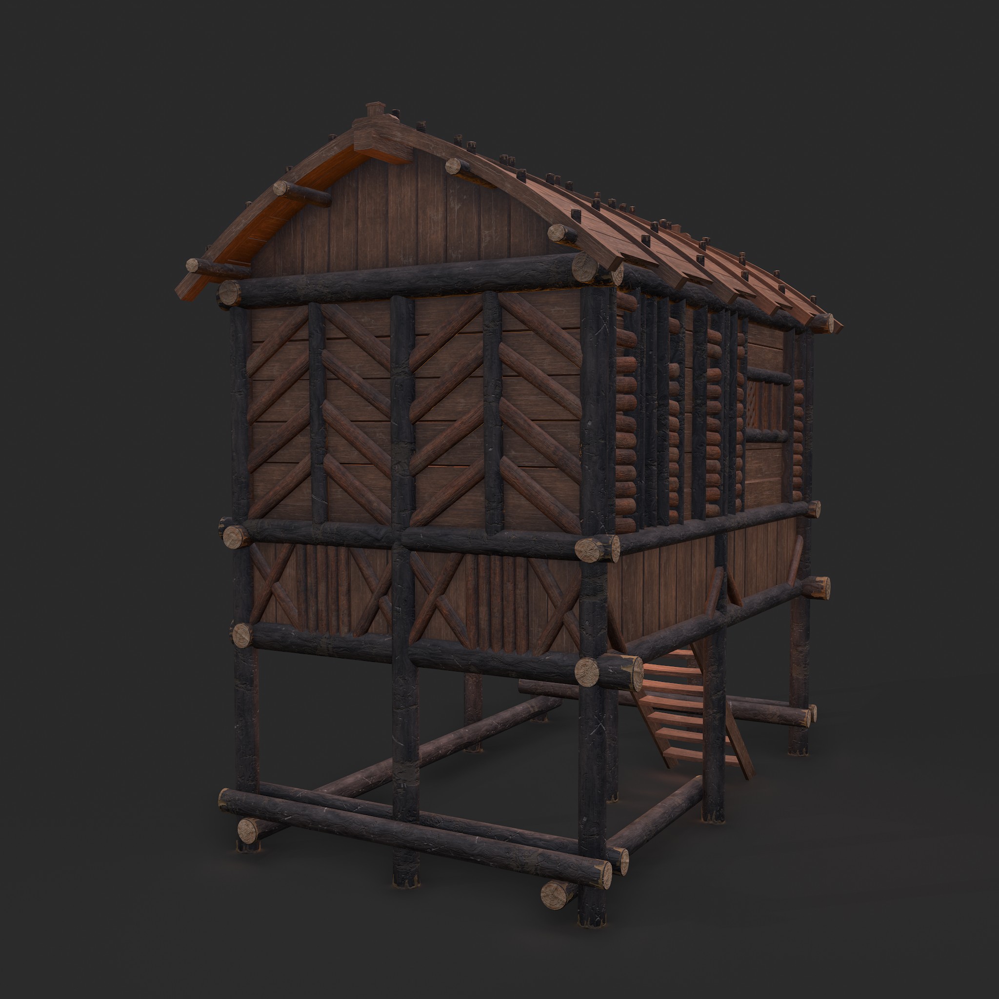 Medieval Cabin N - 3D Model by Get Dead Entertainment
