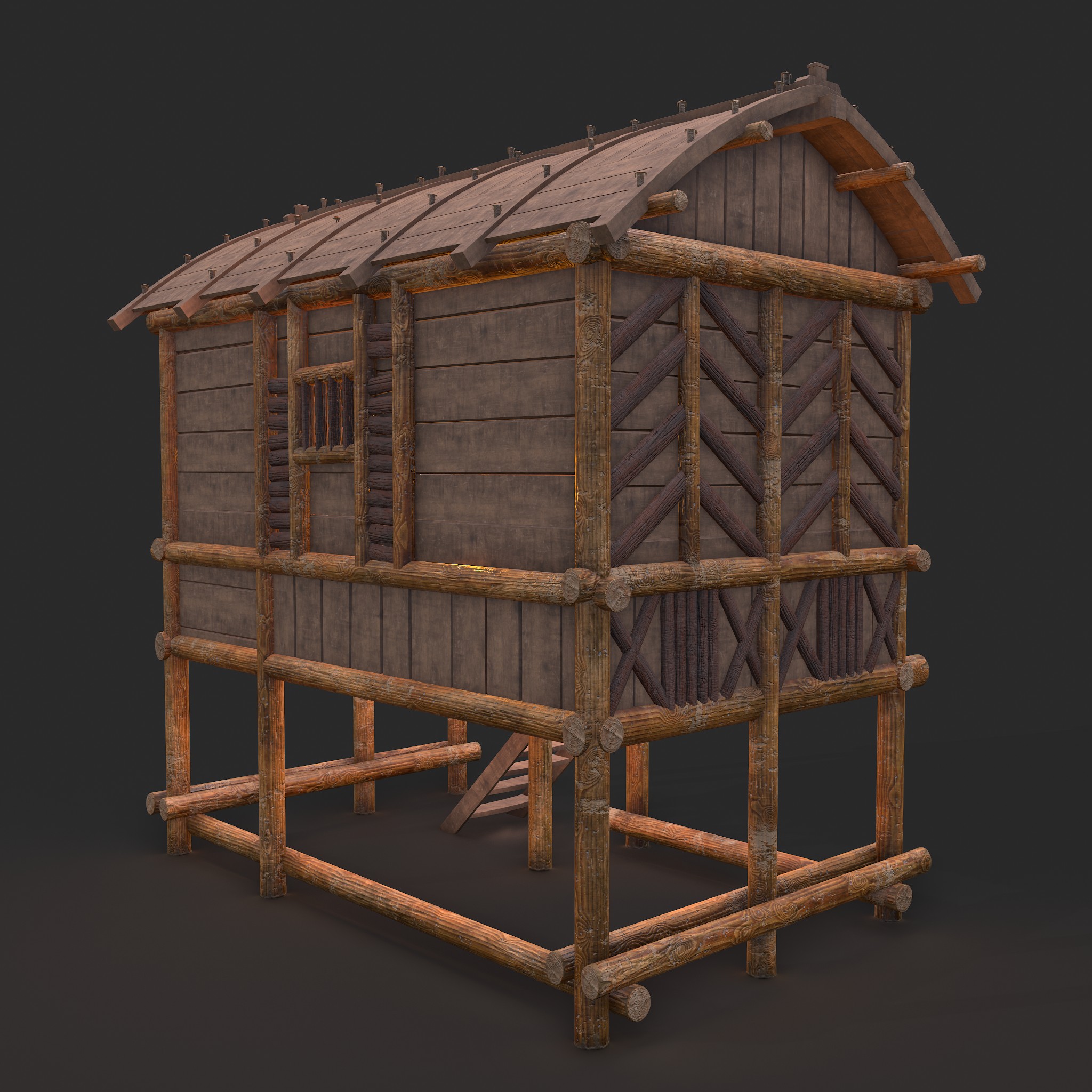 Medieval Cabin N - 3D Model by Get Dead Entertainment